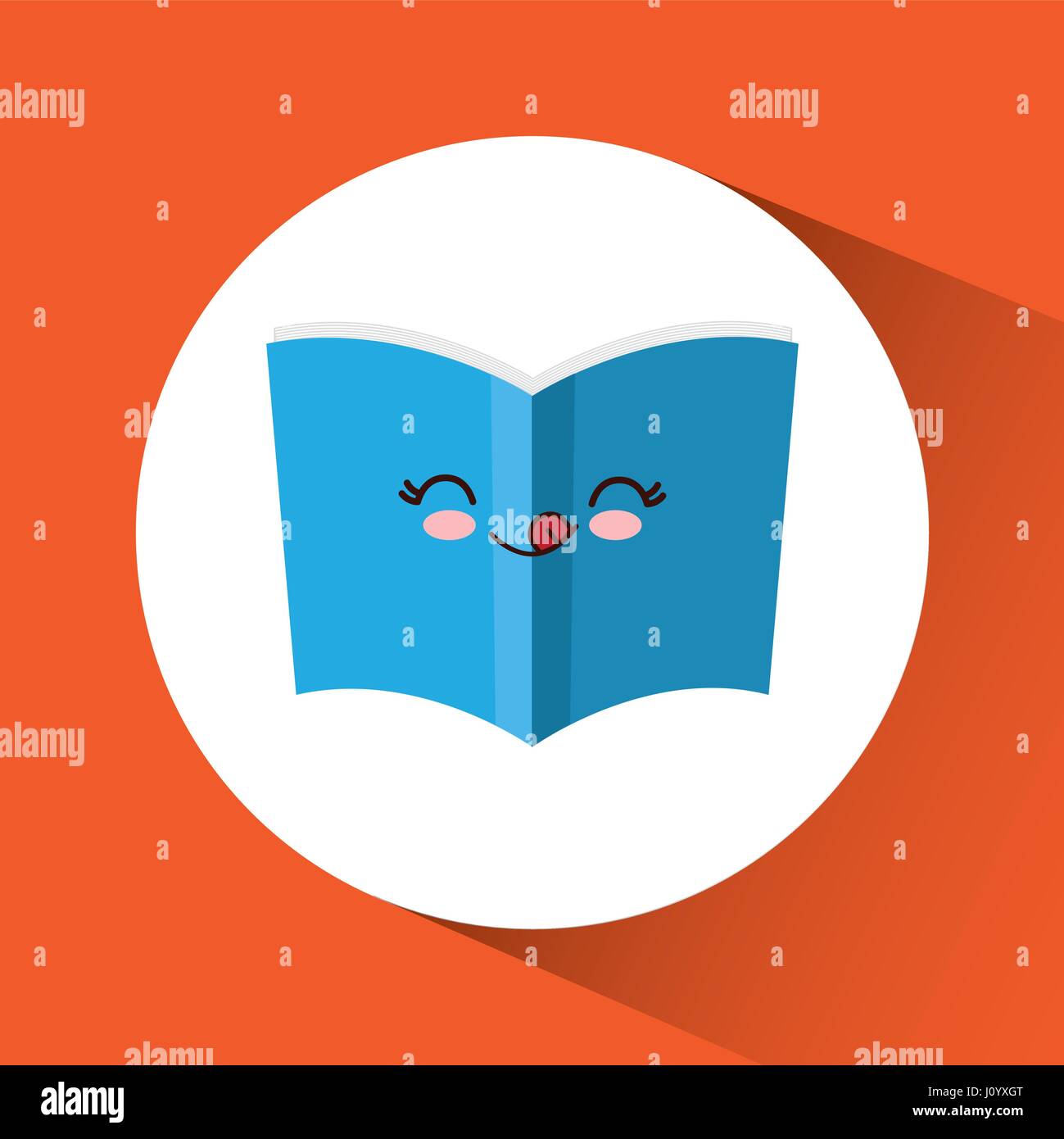 Book character school icons Stock Vector Images - Alamy