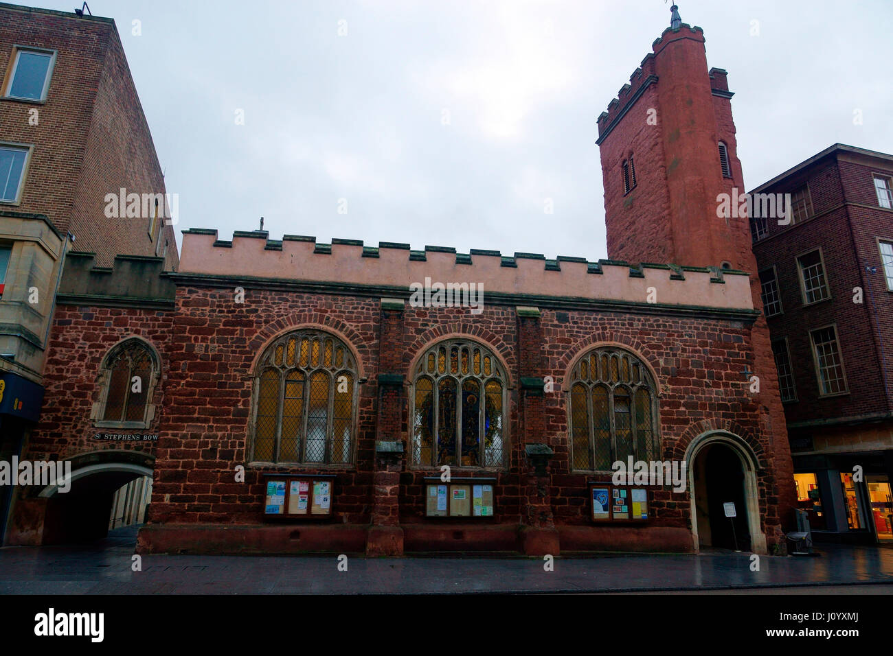 ST, PETROCK'S CHURCH, HIGH STREET, EXETER Stock Photo - Alamy