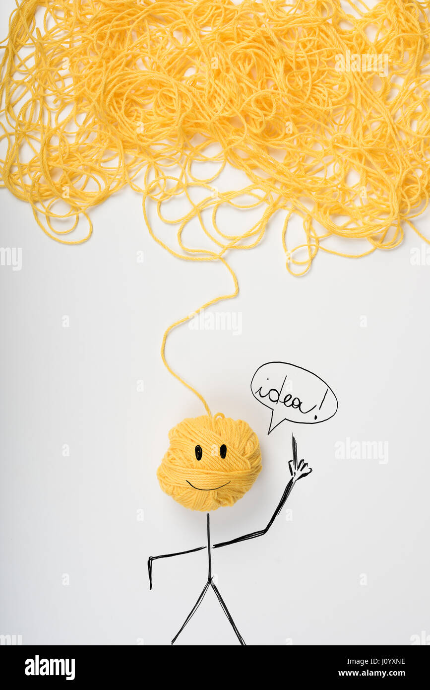 Tangle wool yarn hi-res stock photography and images - Alamy