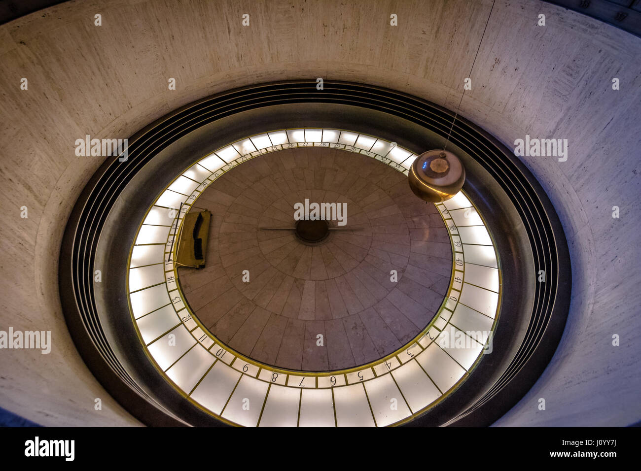 Foucault Pendulum at Griffith Observatory - Los Angeles, California ...