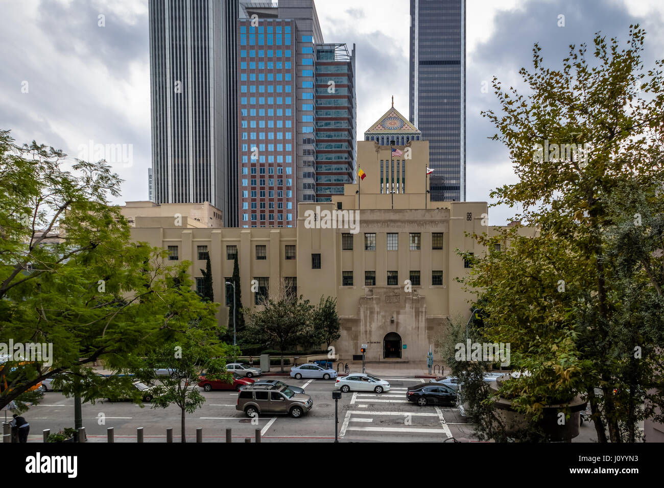 Los Angeles Public Library - Los Angeles, California, USA Stock Photo ...
