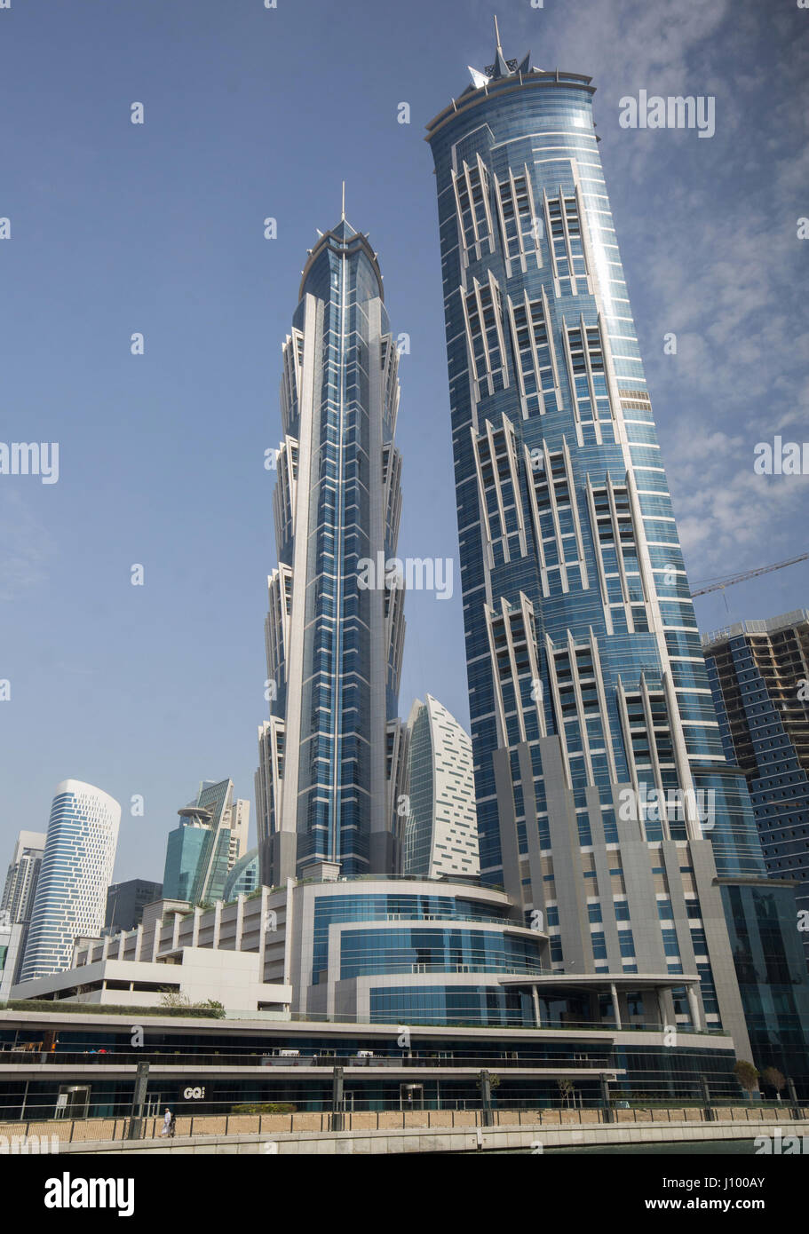 Towers from JW Marriott Marquis Hotel, Luxury Hotel, Dubai, United Arab ...