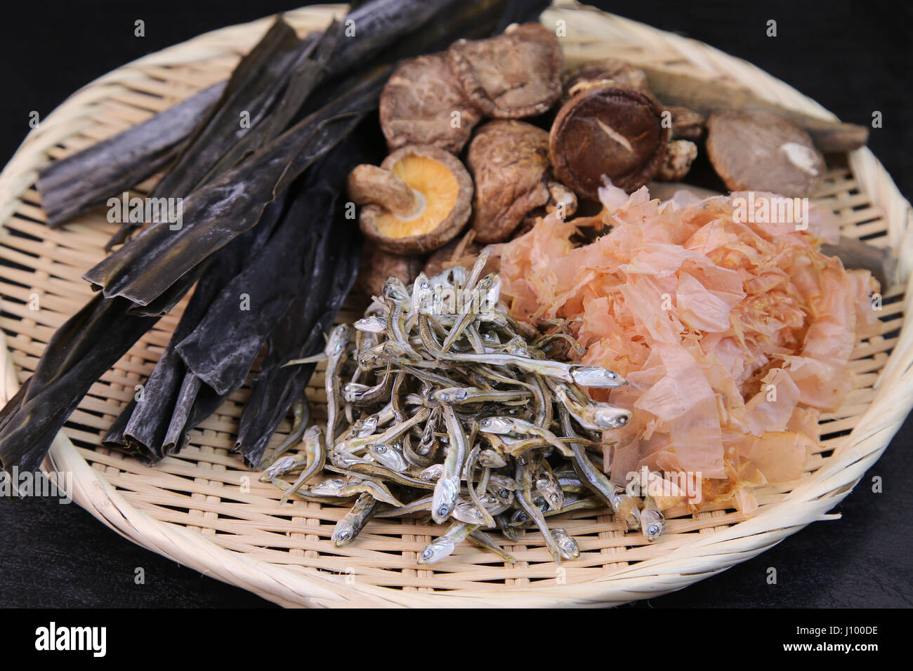 Ingredients of Dashi Stock Photo - Alamy