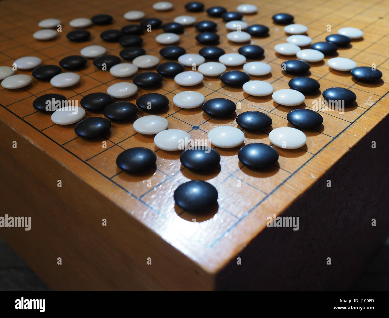 Game of Go Stock Photo - Alamy