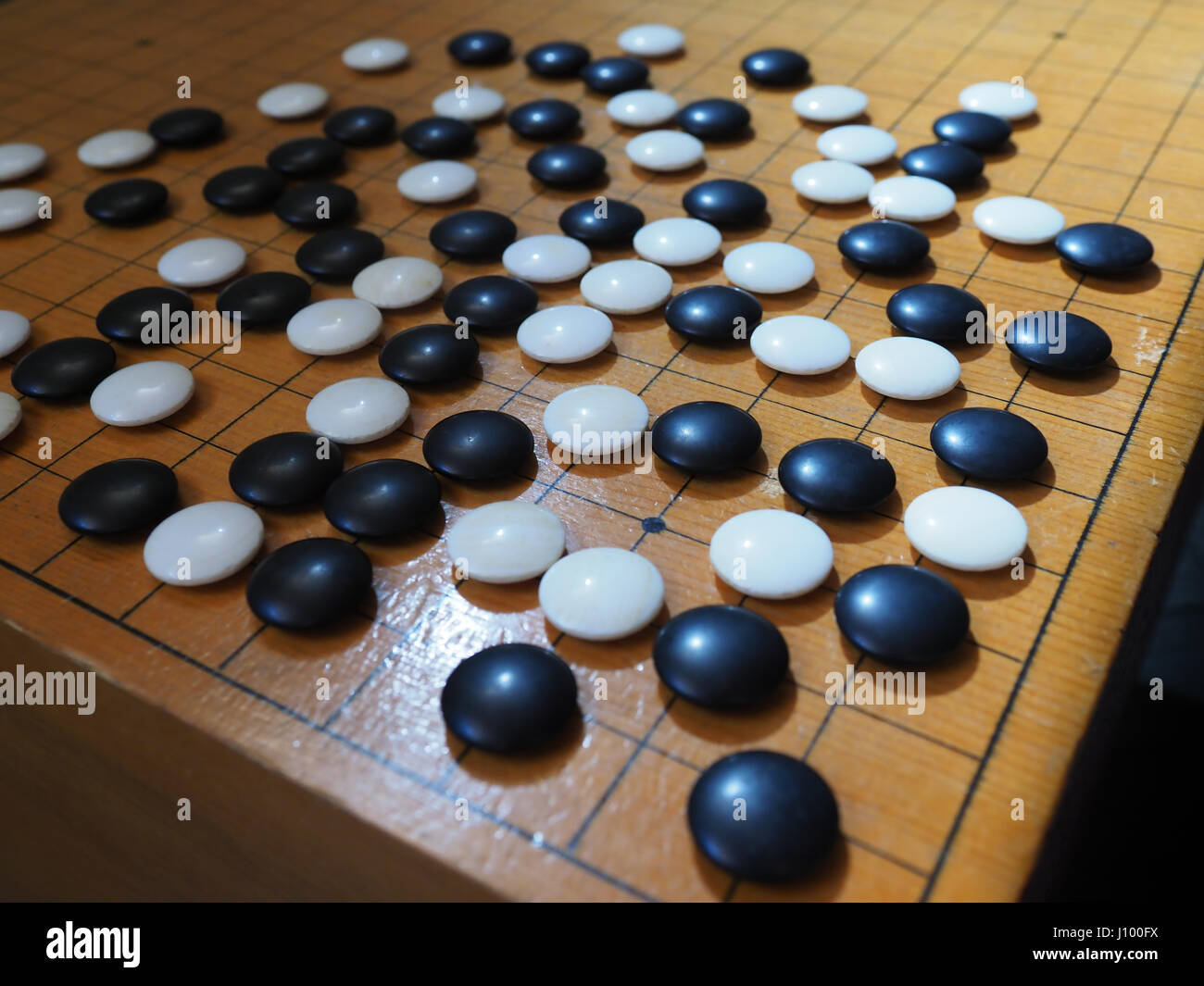 Game of Go Stock Photo - Alamy