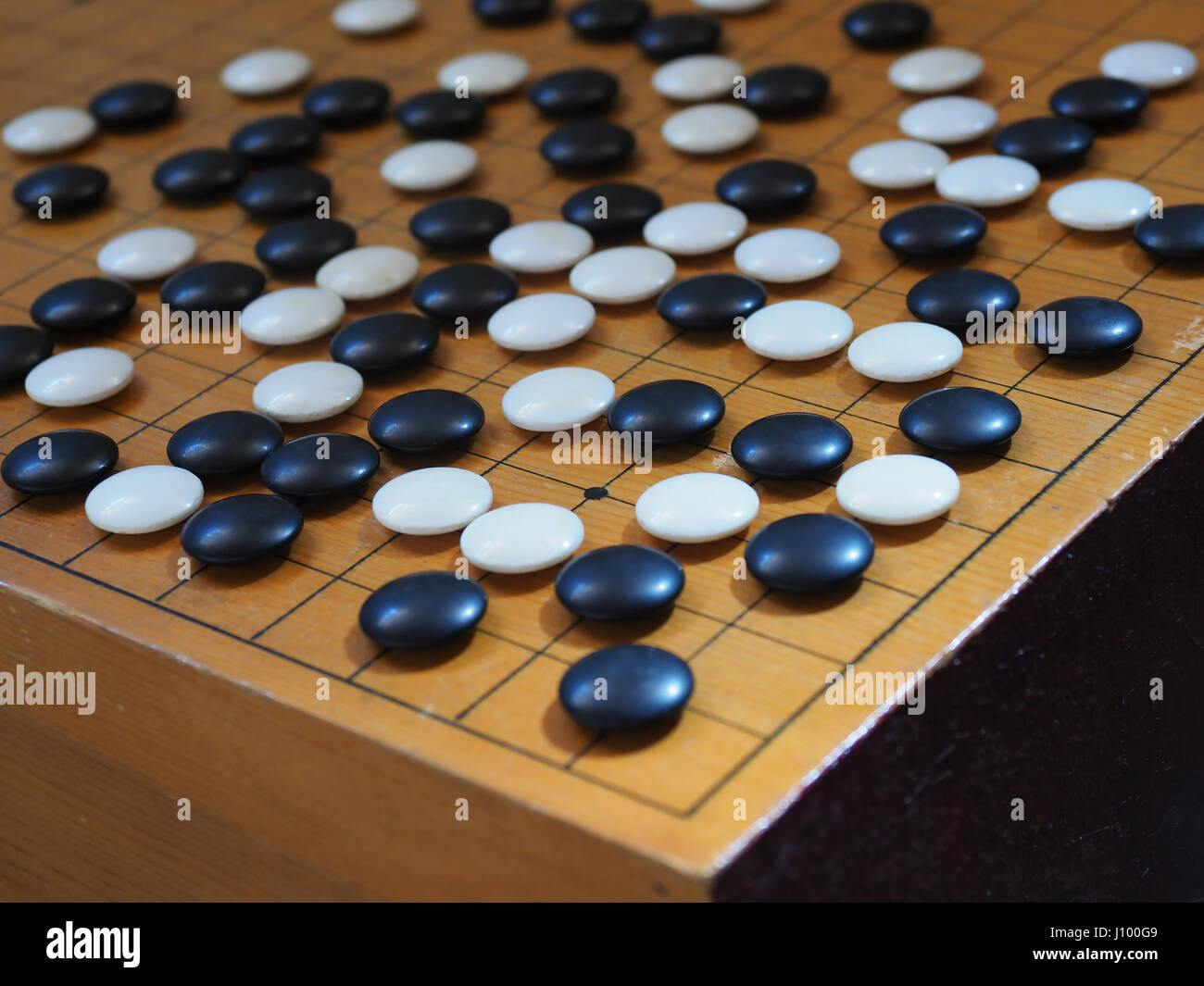 Game of Go Stock Photo - Alamy