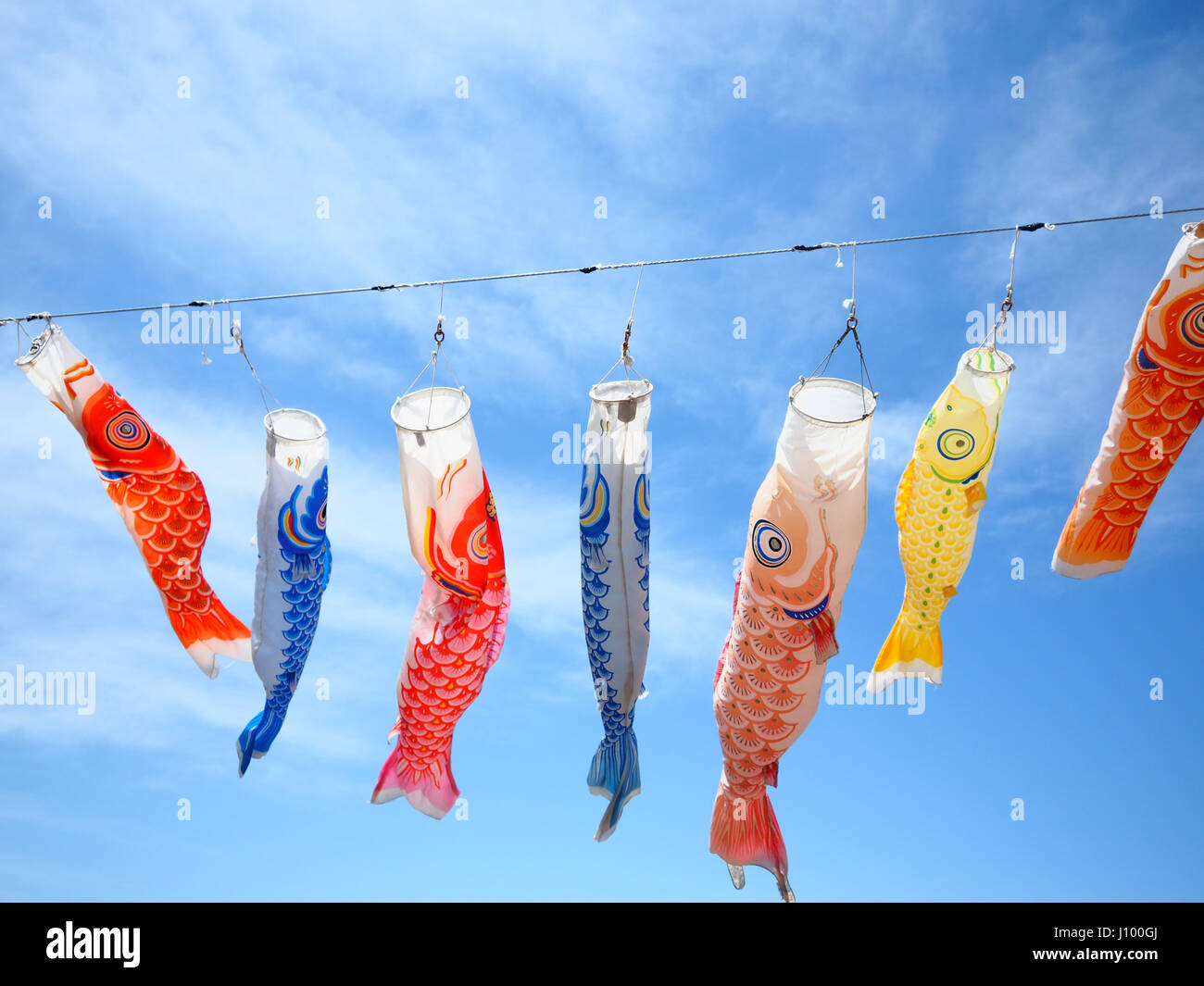 Koinobori, Carp Streamers Stock Photo - Alamy