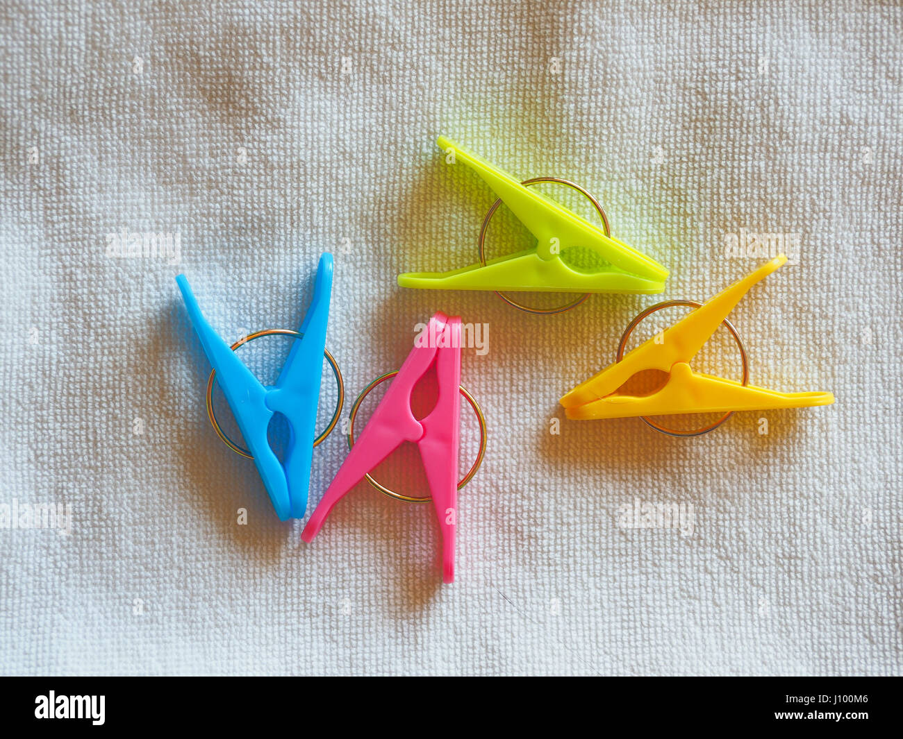 Laundry and Clothespin Stock Photo - Alamy