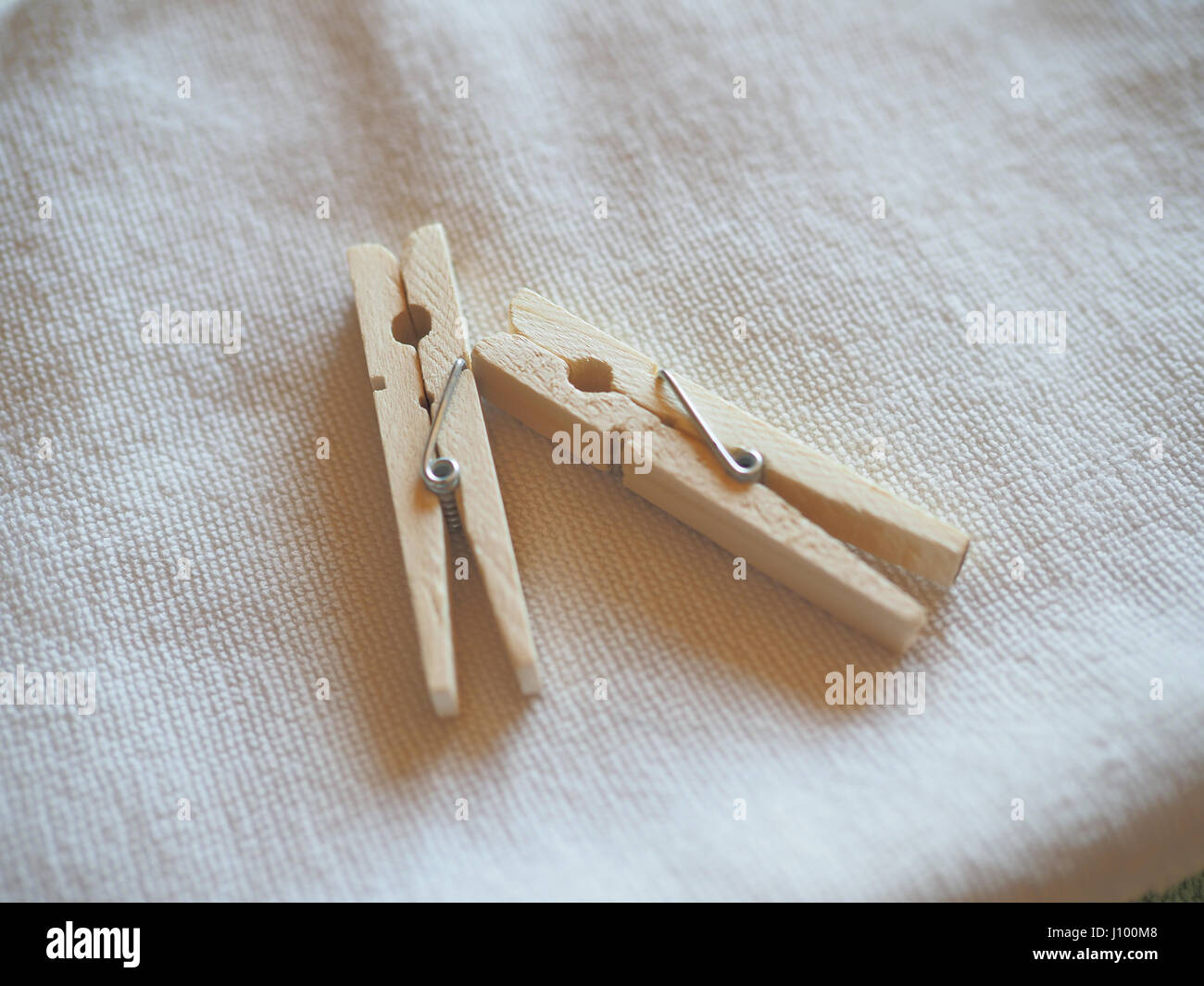 Laundry and Clothespin Stock Photo - Alamy