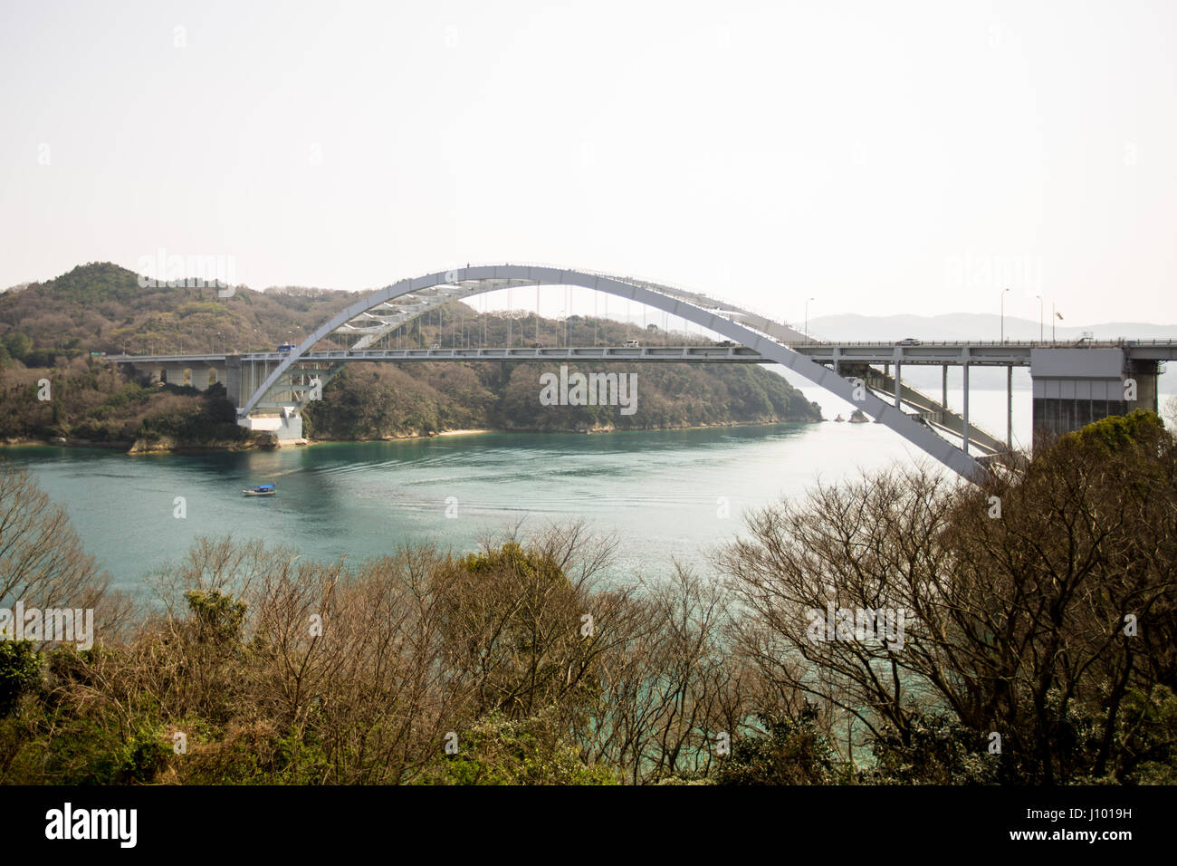 Oomishima Bridge, Imabari City, Ehime, Japan Stock Photo - Alamy