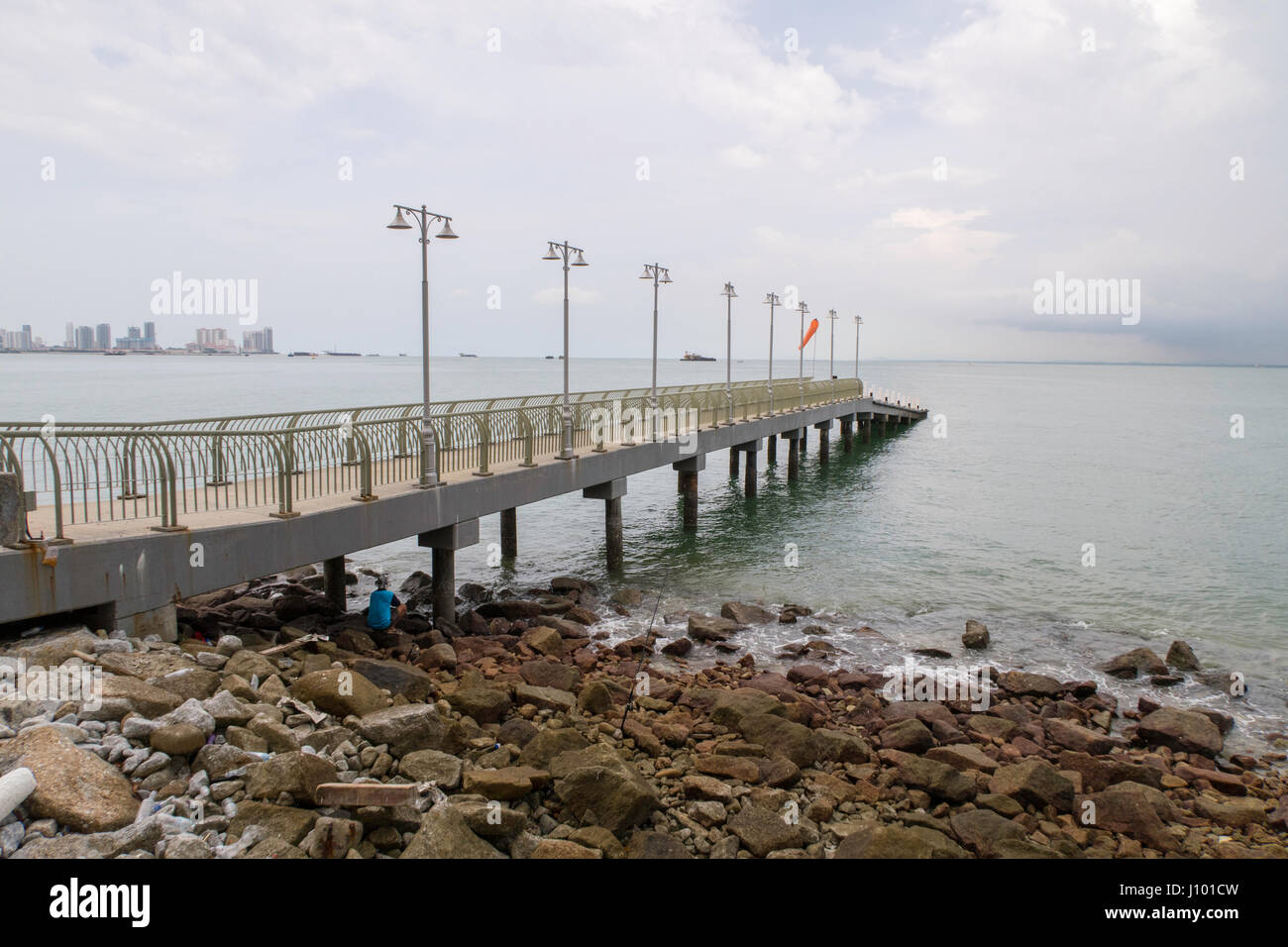 Boat jetty in Georgetown, Penang, Malaysia Stock Photo - Alamy