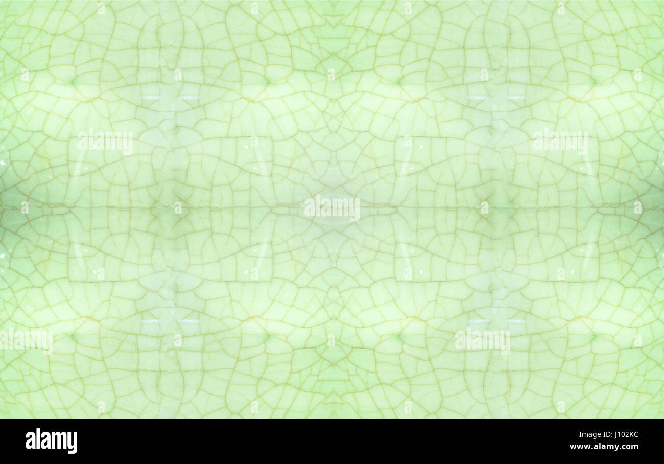 green ceramic crack texture Stock Photo - Alamy