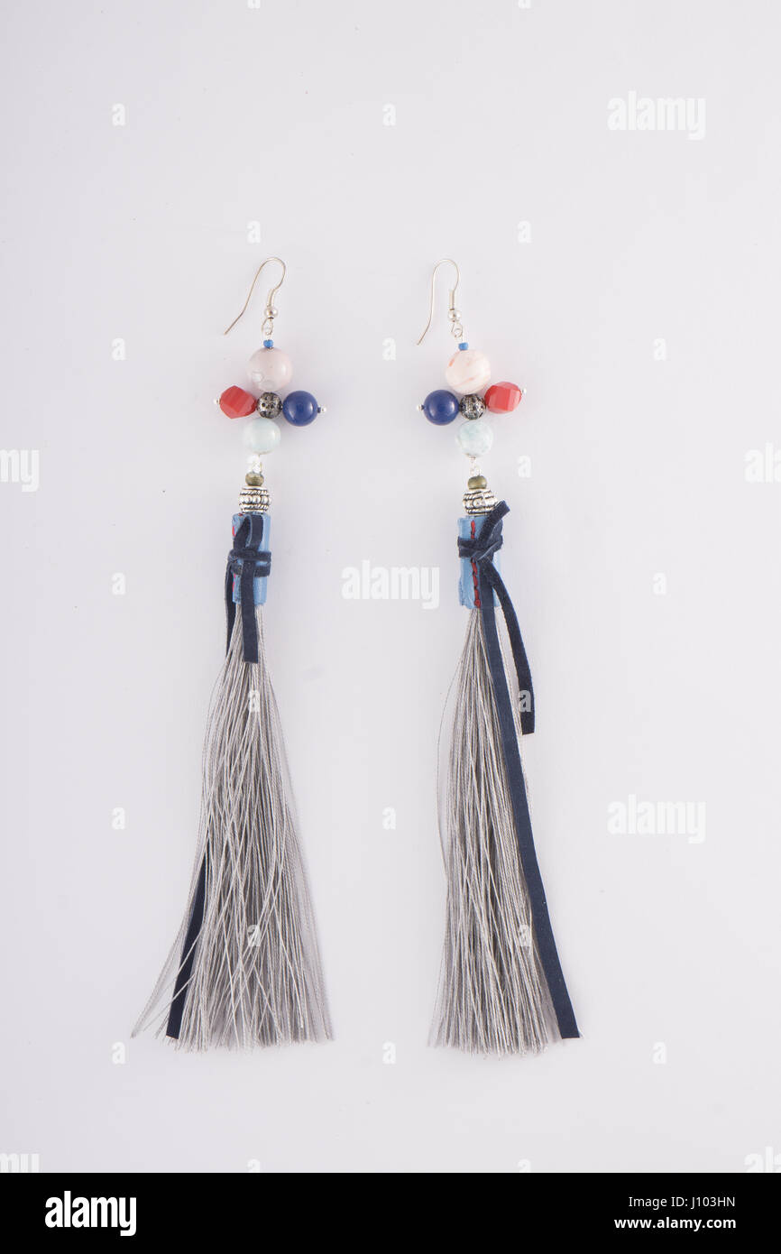 Handmade jewelry isolated Stock Photo - Alamy