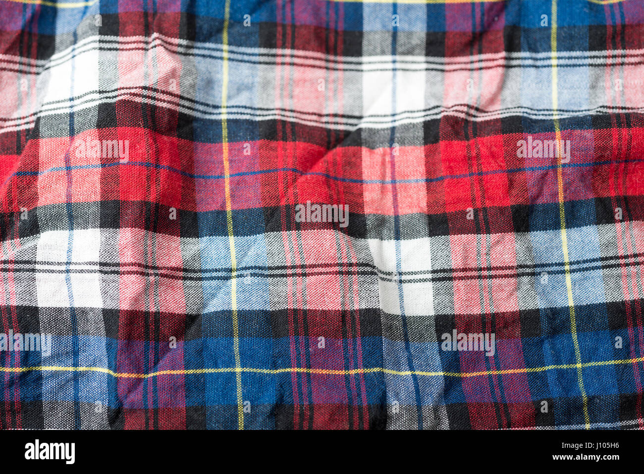close - up check shirt fabric pattern and background Stock Photo - Alamy