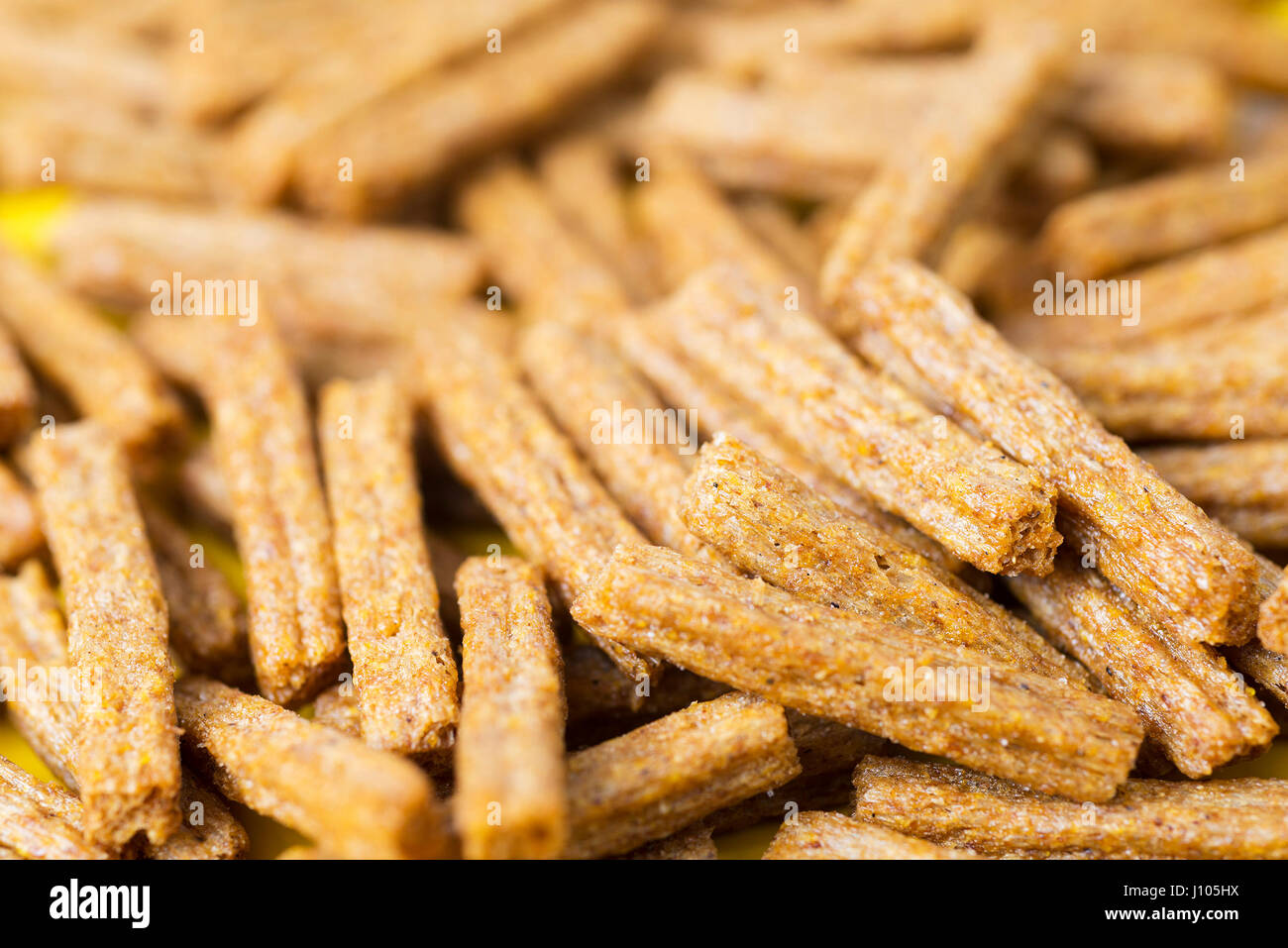 Brown crackers, bread, close-up as snacks Stock Photo - Alamy