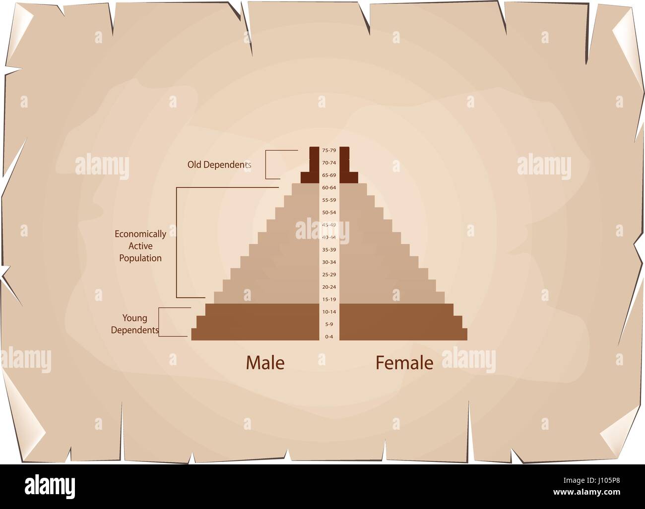 Population pyramid graph hi-res stock photography and images - Alamy