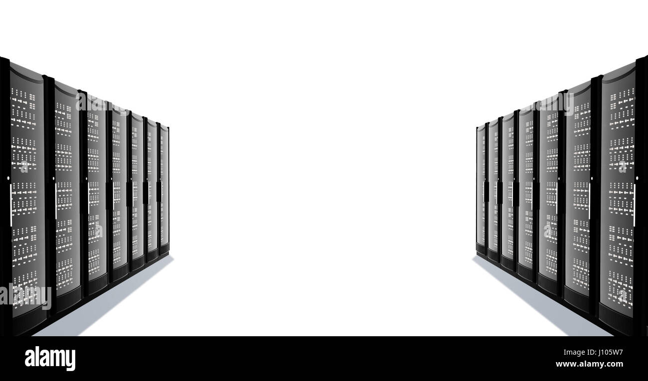 Data server racks hi-res stock photography and images - Alamy