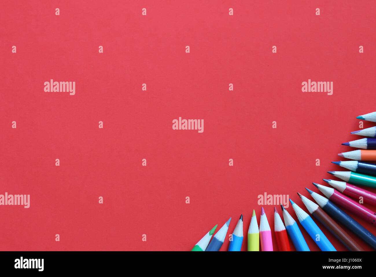 stationery red background Stock Photo - Alamy