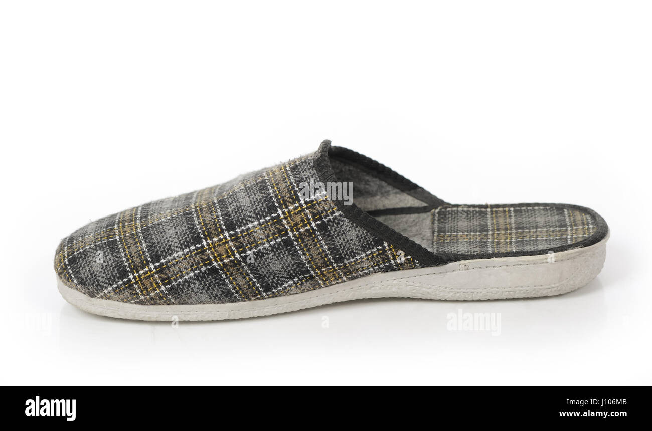 Slipper isolated on white background Stock Photo - Alamy