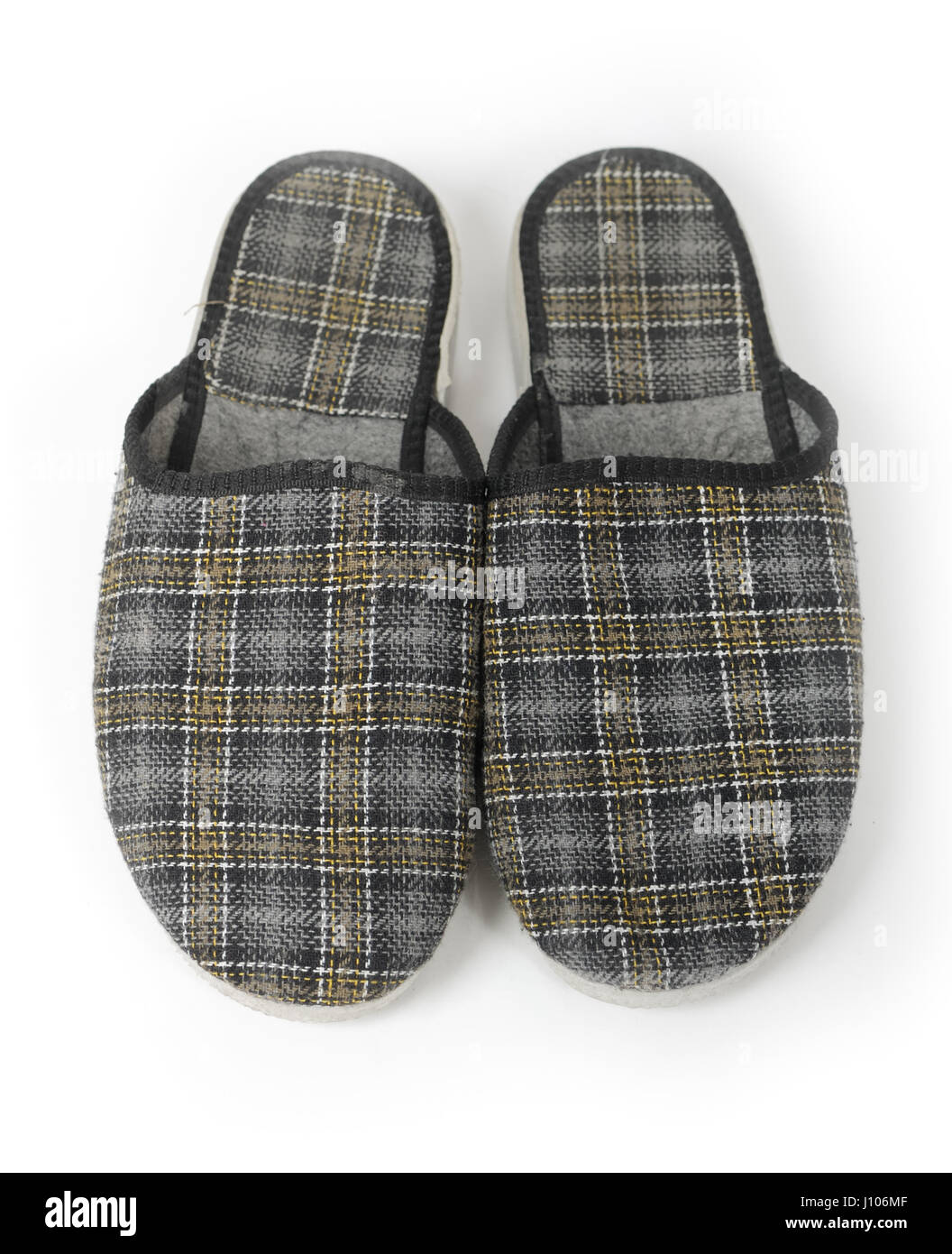 Slippers isolated on white background Stock Photo - Alamy