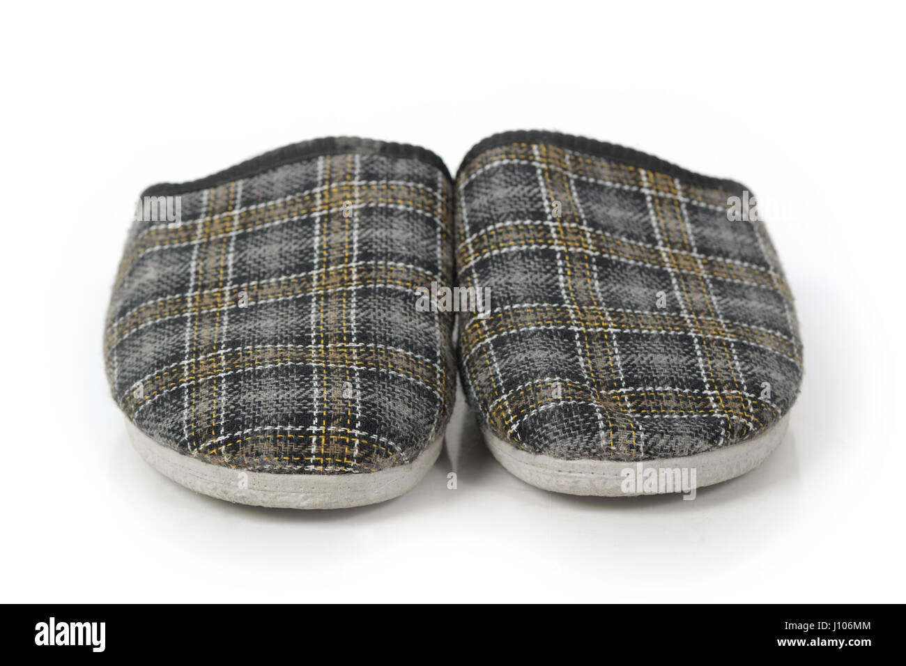 Slippers isolated on white background Stock Photo - Alamy
