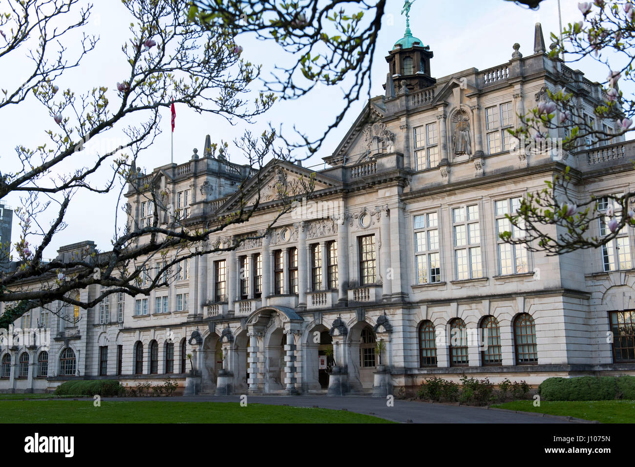 Cardiff University Main Building in Cardiff, Wales, UK Stock Photo - Alamy