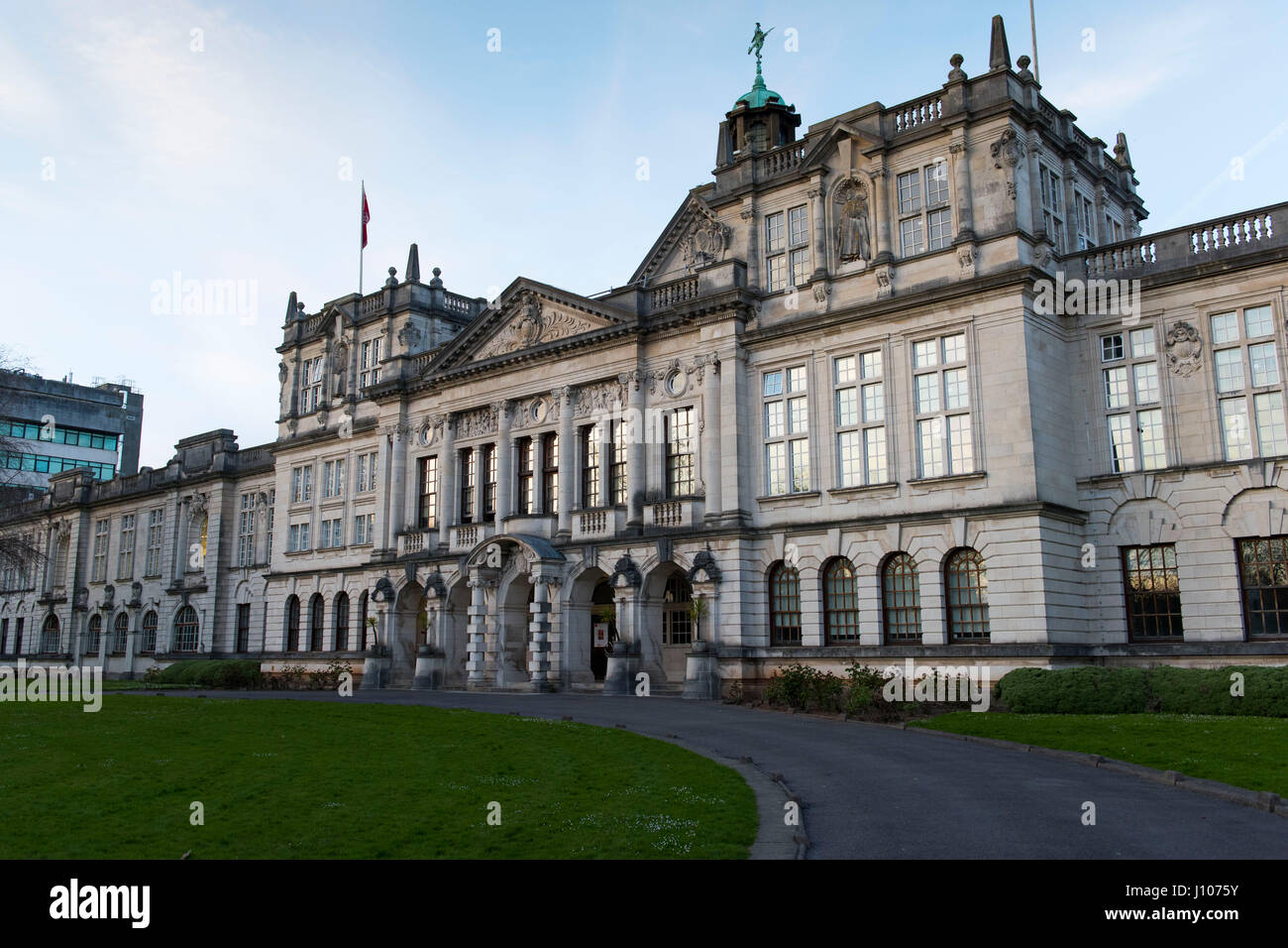 Cardiff University Main Building in Cardiff, Wales, UK Stock Photo - Alamy