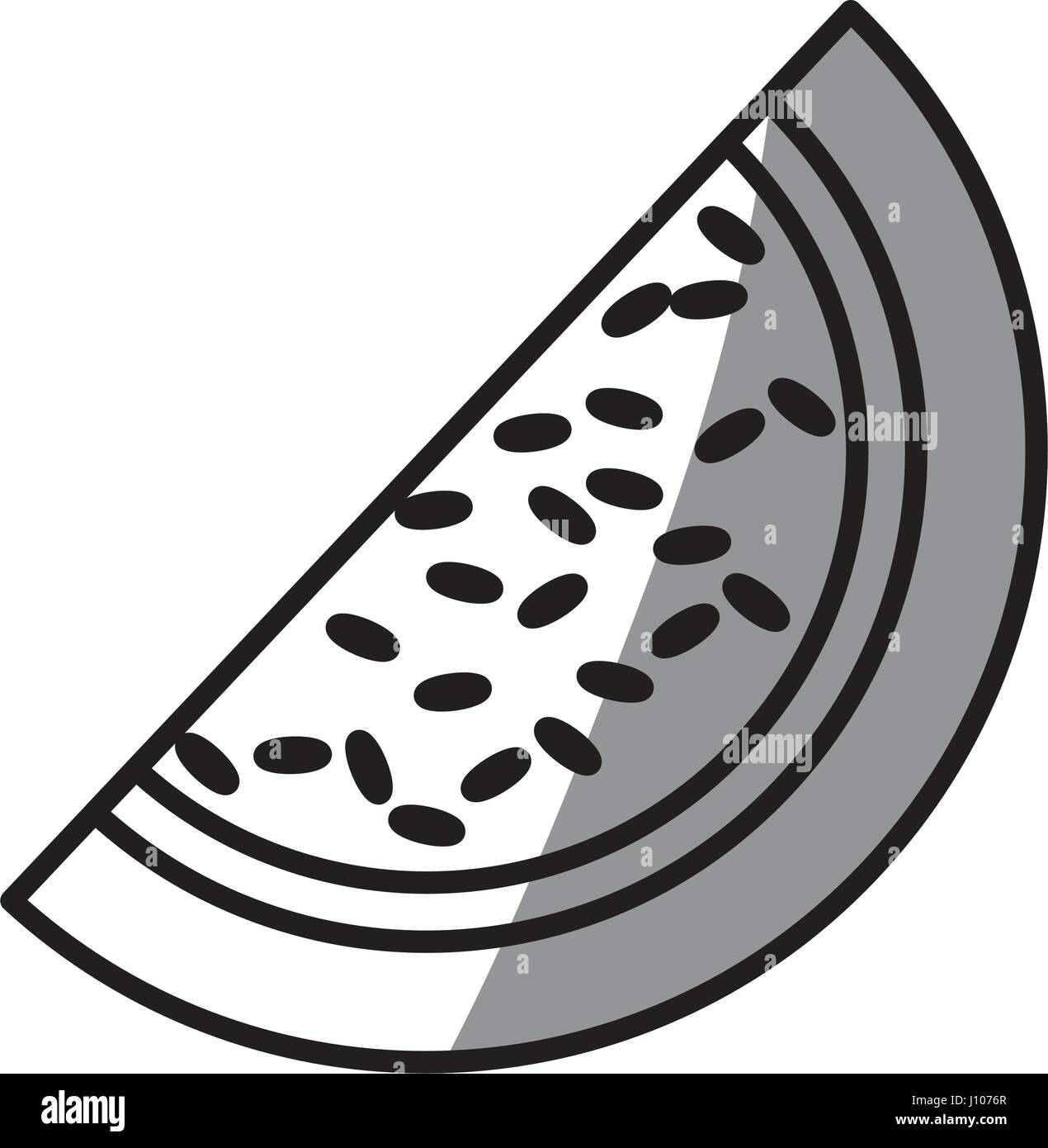 watermelon fruit picnic shadow Stock Vector Image & Art - Alamy