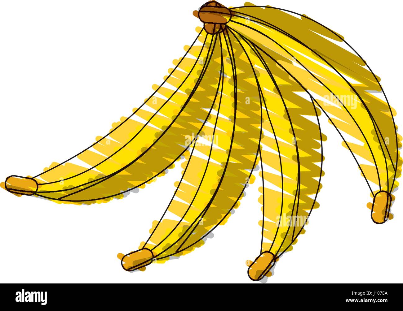 drawing banana fruit food Stock Vector Image & Art - Alamy