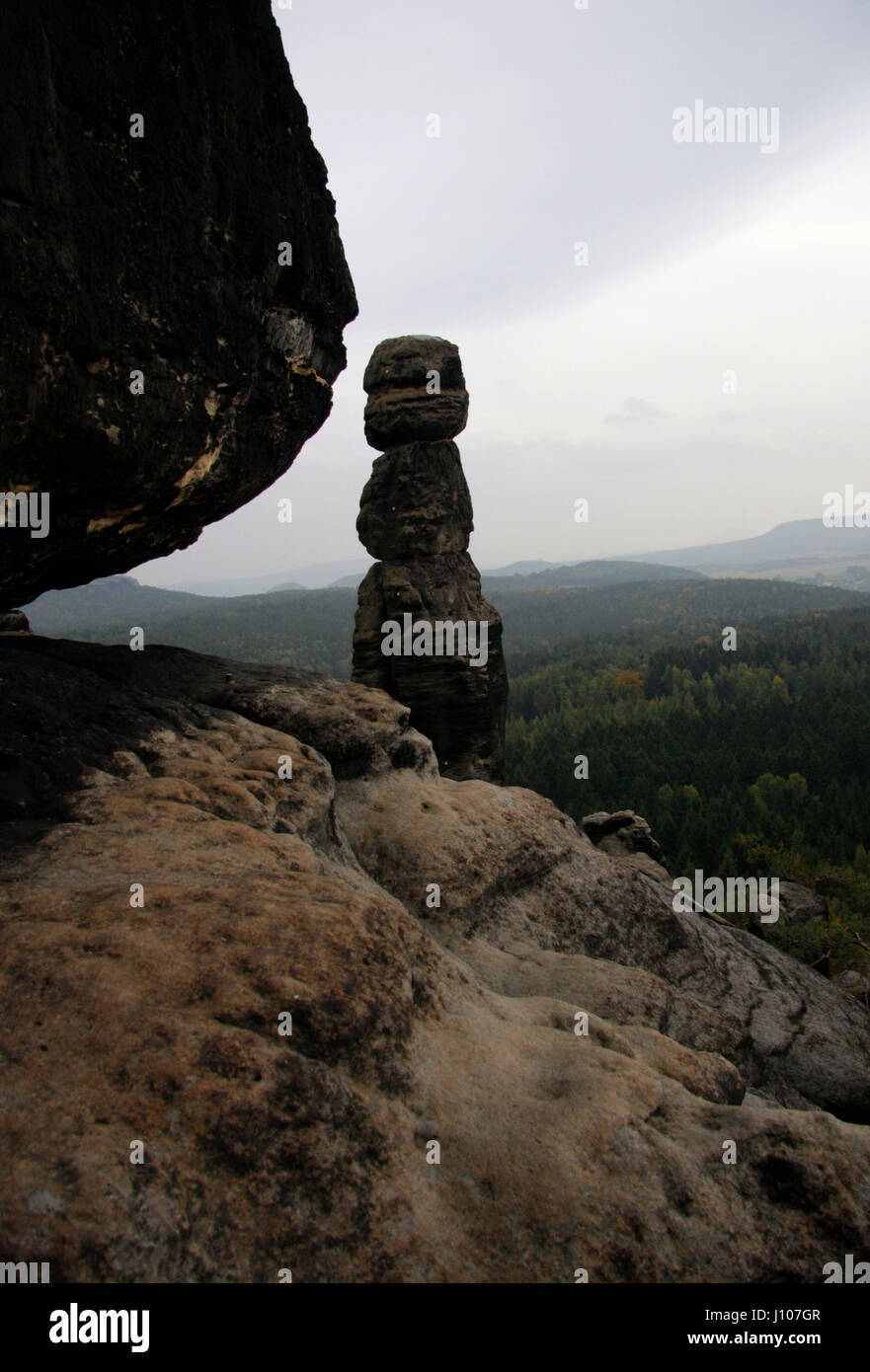 Barbarine am Pfaffenstein - Saechsische Schweiz Stock Photo - Alamy