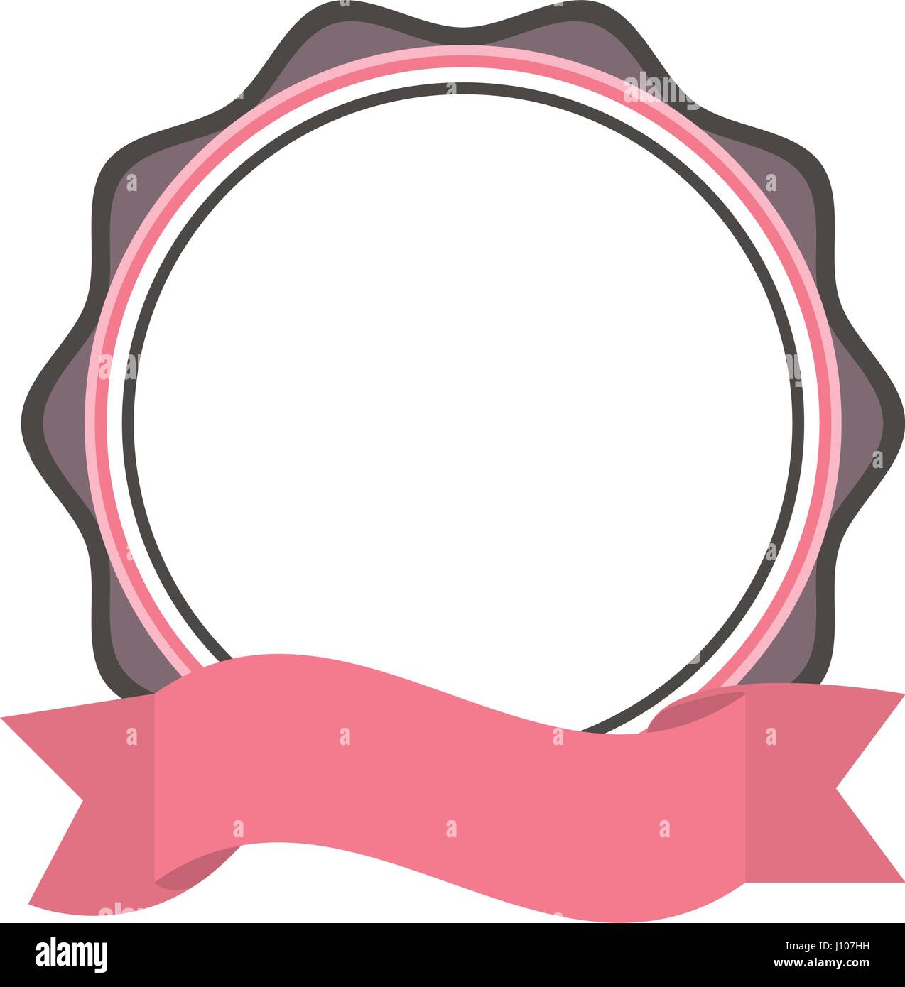 label ribbon decoration template Stock Vector Image & Art - Alamy