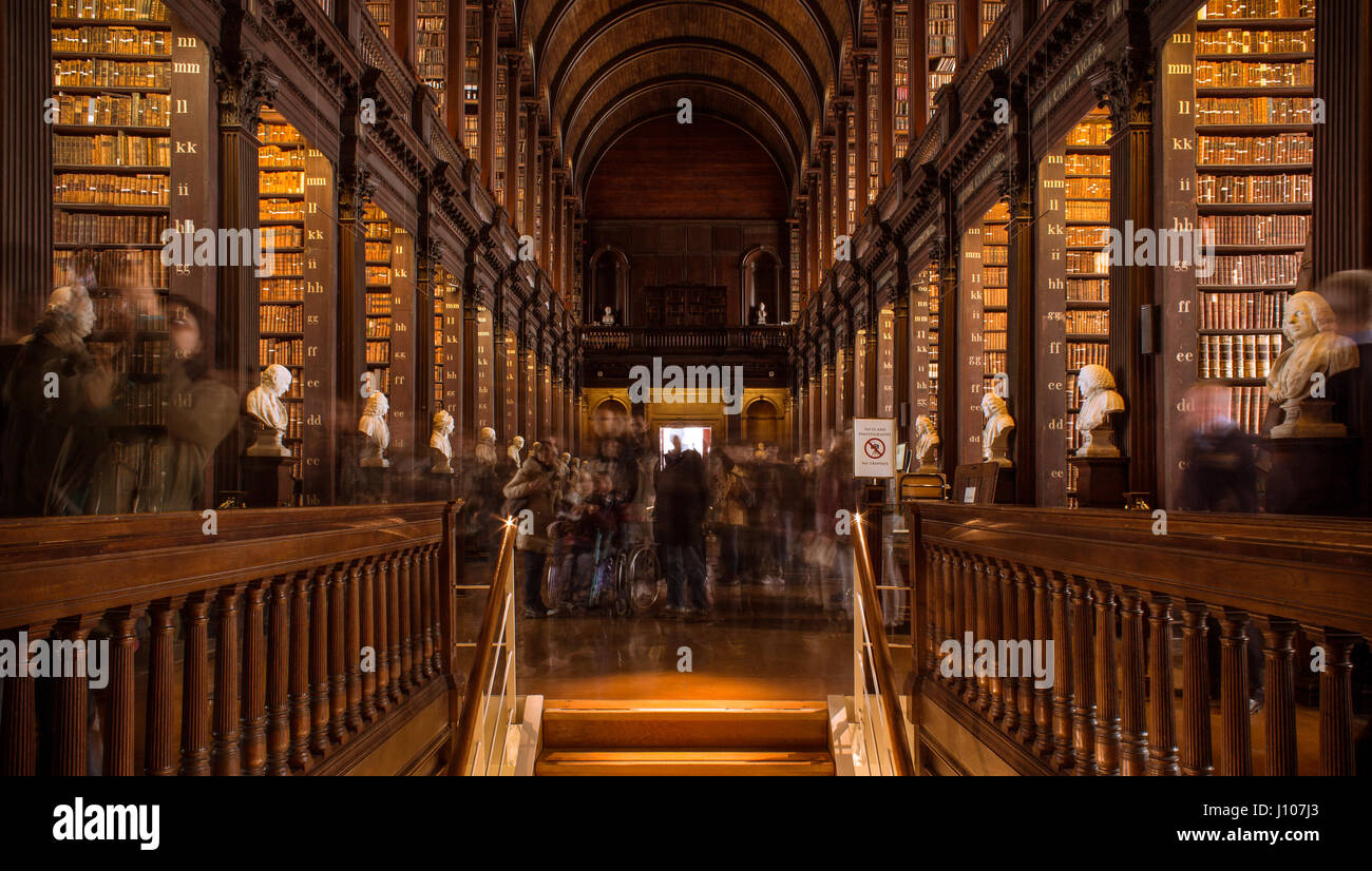 The Library of Trinity College, Dublin, Ireland Stock Photo - Alamy