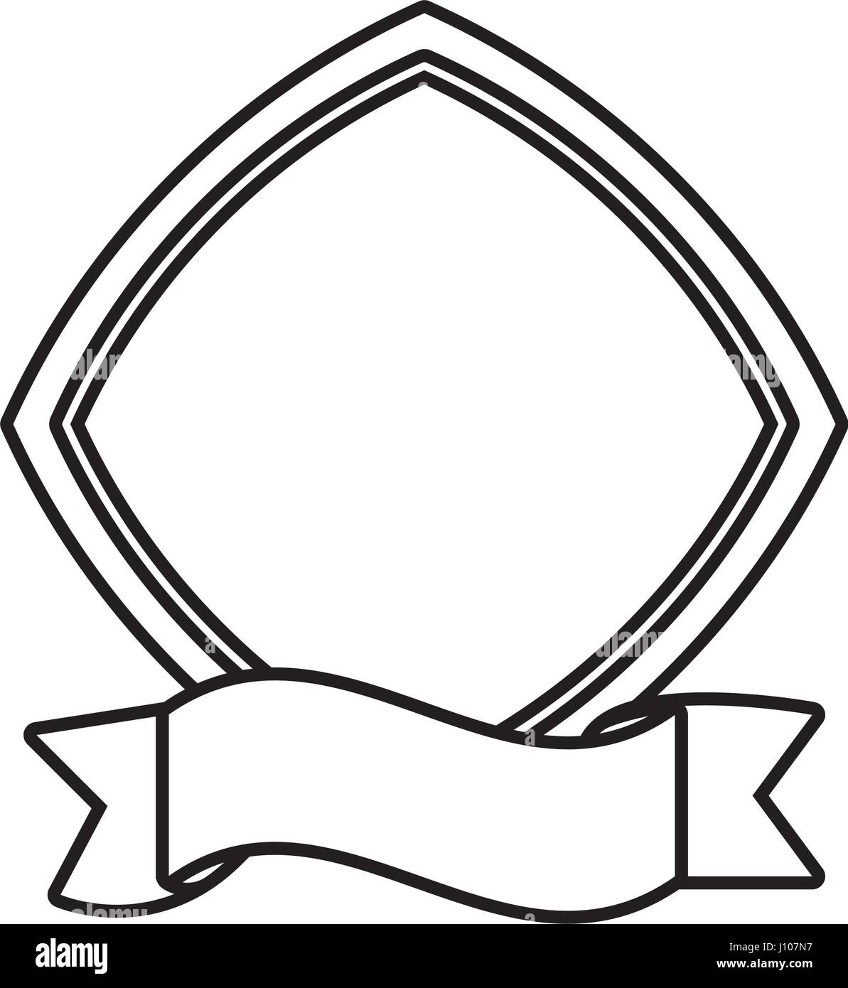 label ribbon decoration template outline Stock Vector Image & Art - Alamy