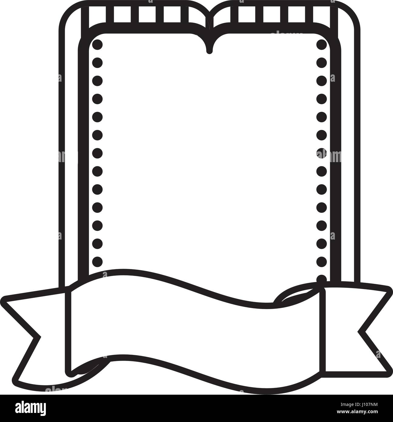 label ribbon decoration template outline Stock Vector Image & Art - Alamy