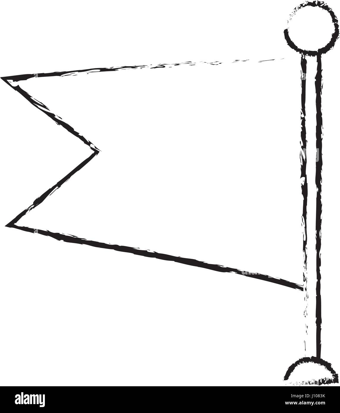 flag ribbon banner message blank sketch Stock Vector Image & Art - Alamy