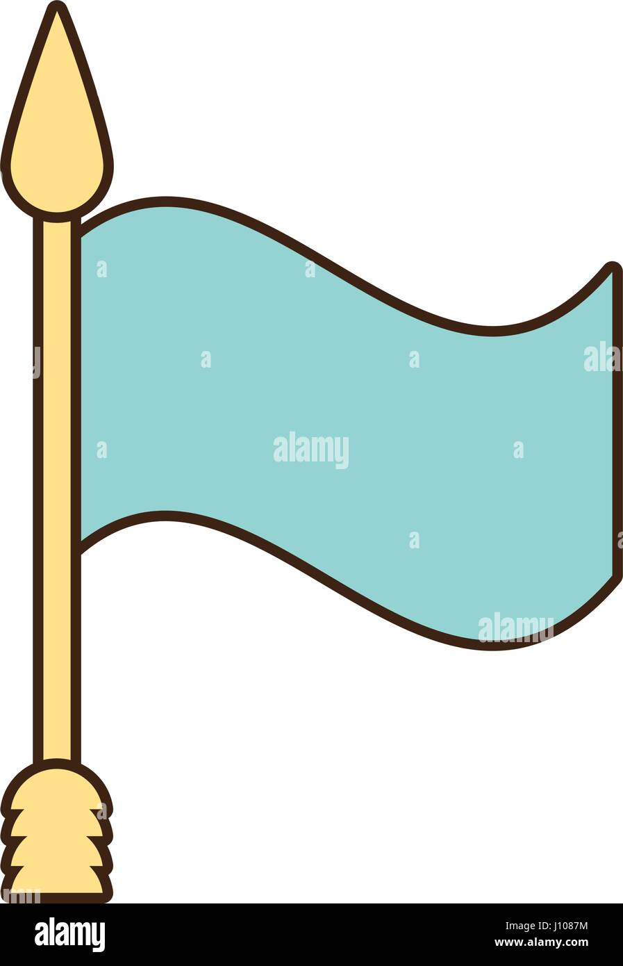 flag ribbon banner message blank Stock Vector Image & Art - Alamy