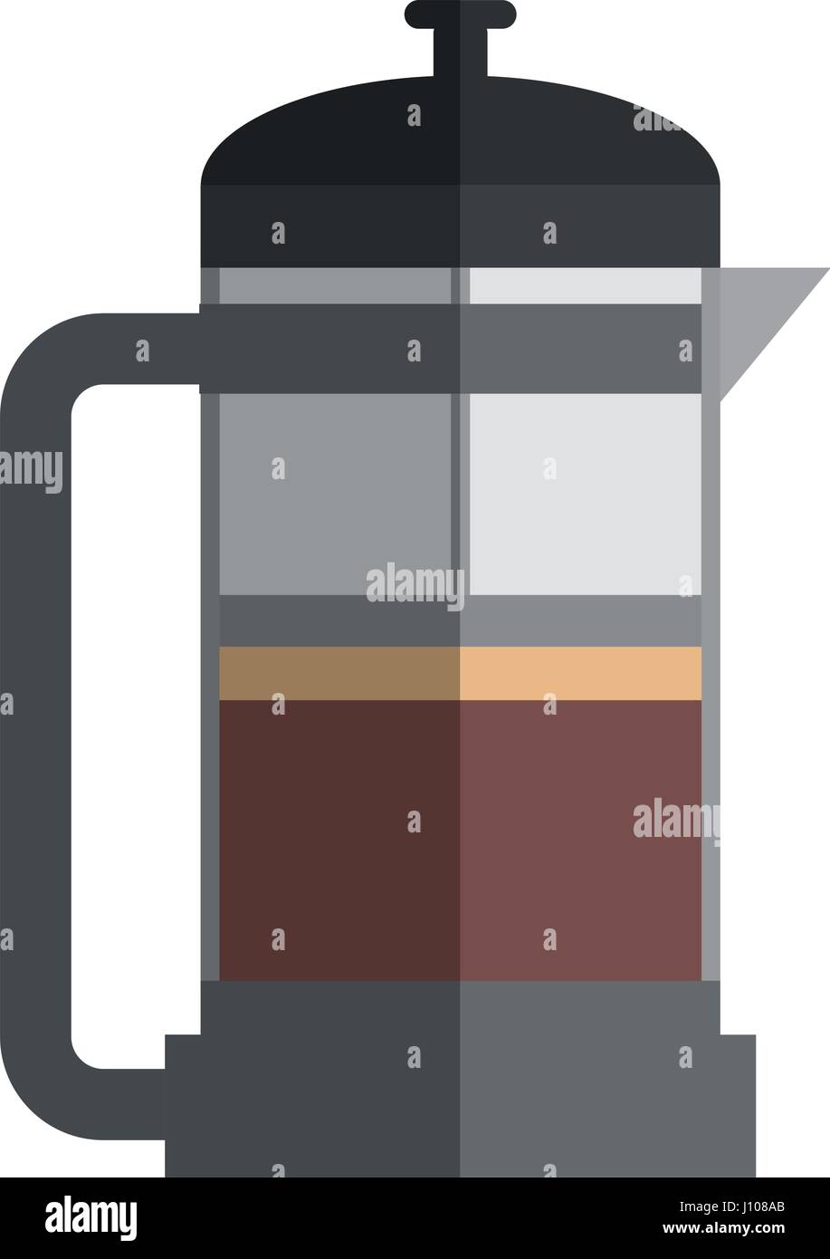 French Press Coffee Maker icon Stock Vector Image & Art - Alamy