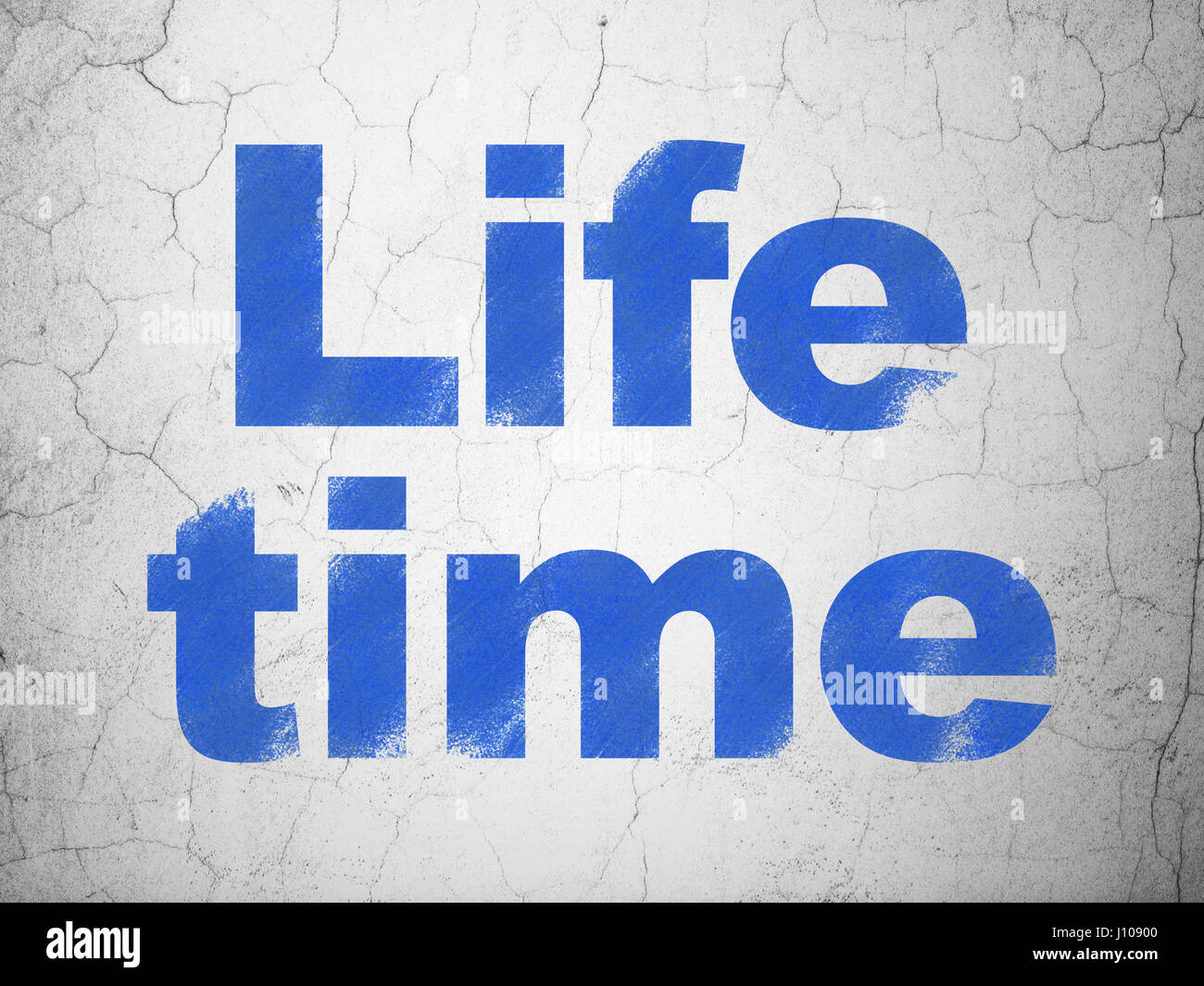 Time concept: Life Time on wall background Stock Photo - Alamy
