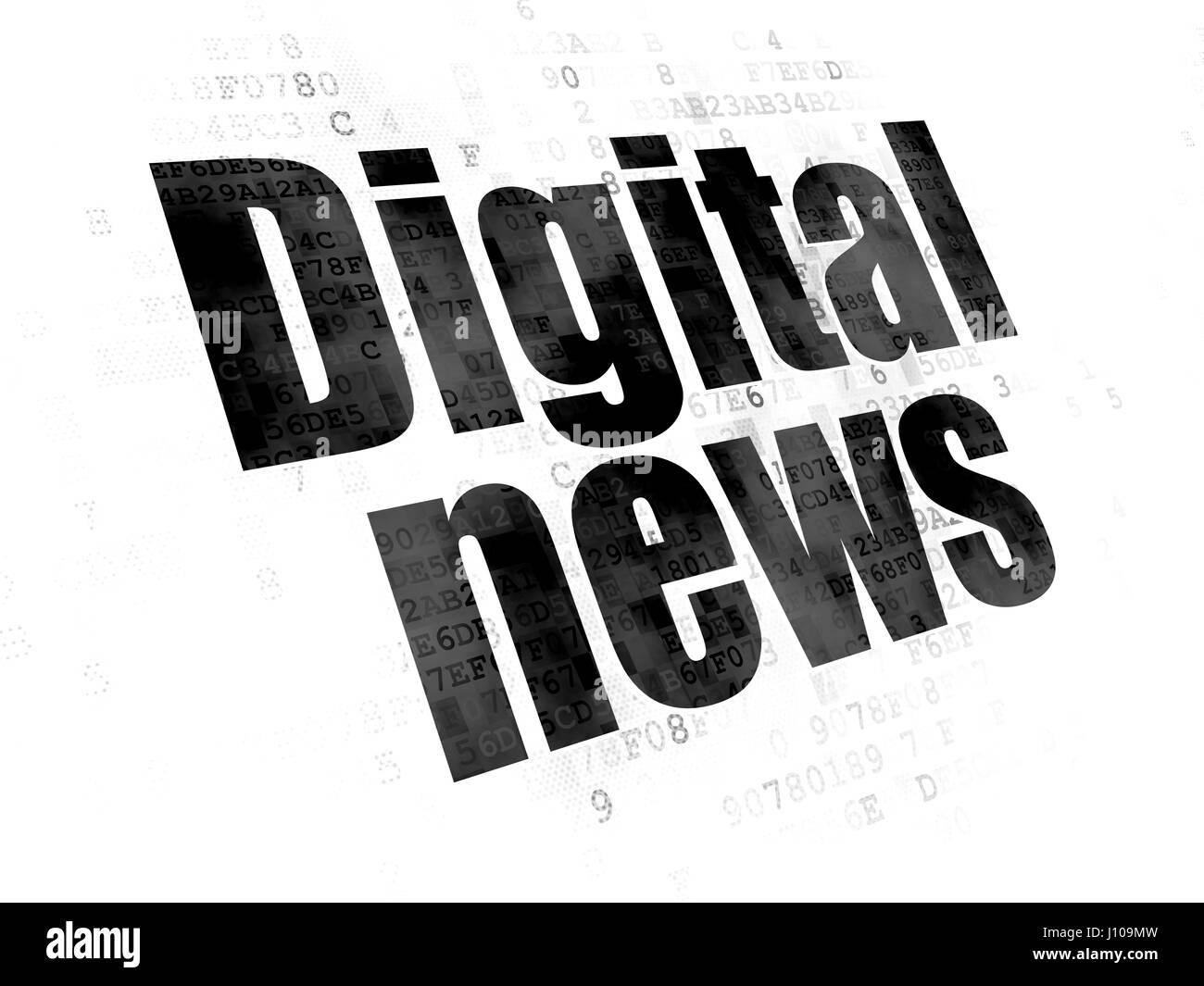 News concept: Digital News on Digital background Stock Photo - Alamy