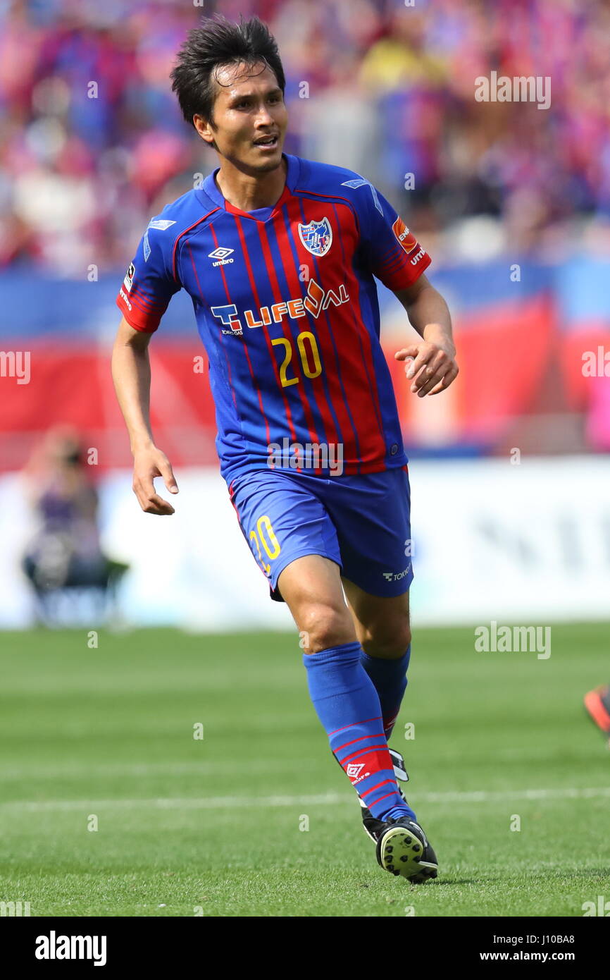 Ajinomoto Stadium, Tokyo, Japan. 16th Apr, 2017. Ryoichi Maeda (FC Tokyo), APRIL 16, 2017 ...