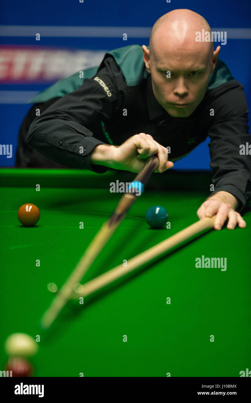 Sheffield. 16th Apr, 2017. Gary Wilson of England competes during his ...
