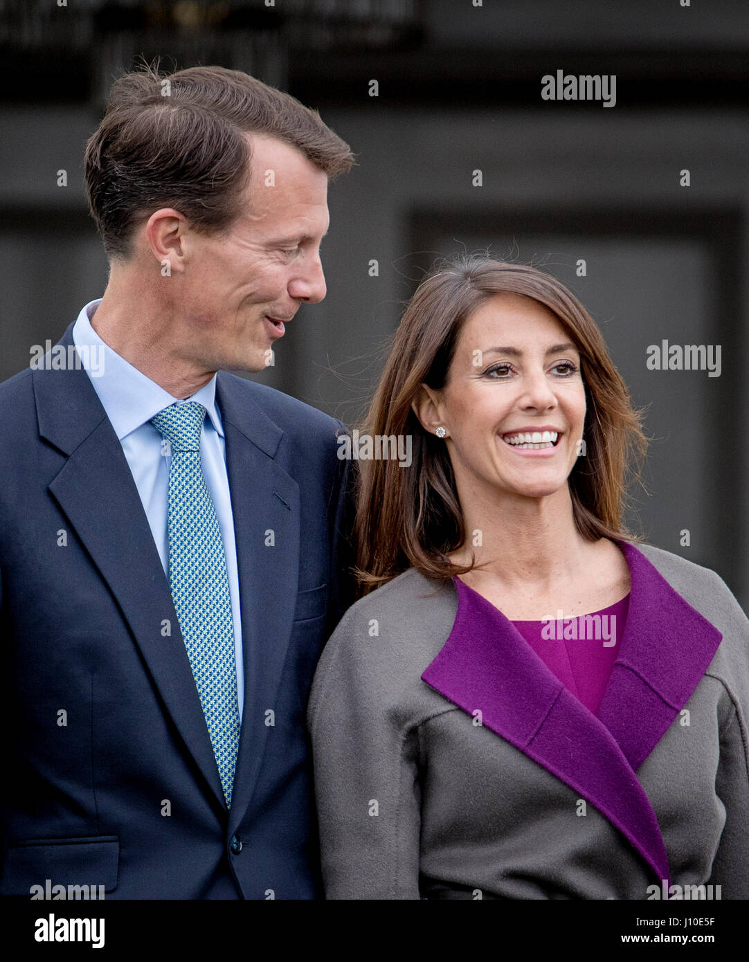 Queen margrethe ii of denmark and prince joachim hi-res stock ...