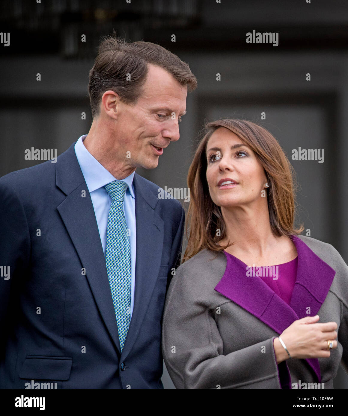 Aarhus, Denmark. 16th Apr, 2017. Prince Joachim and Princess Marie of ...