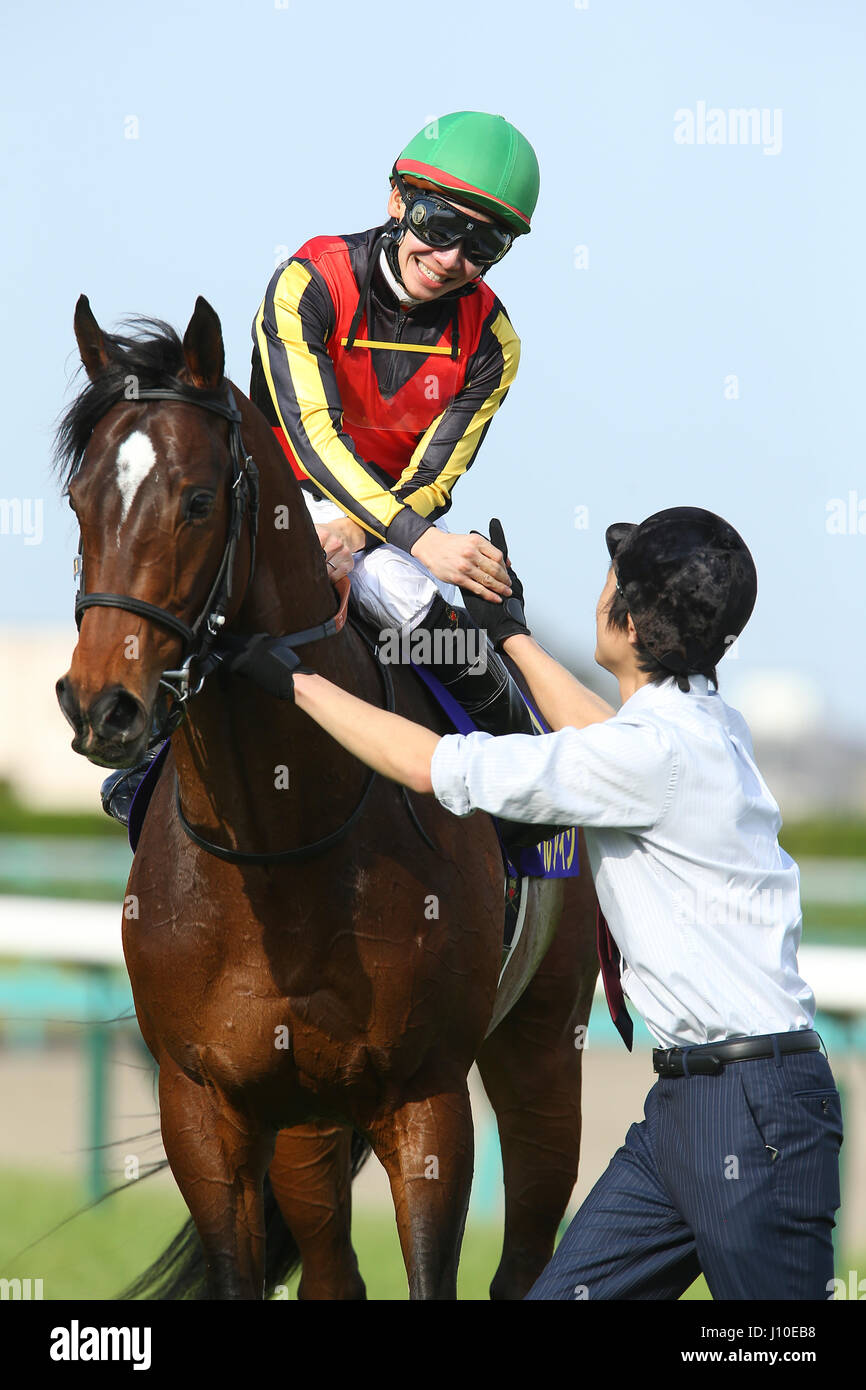 Funabashi, Chiba, Japan. 16th Apr, 2017.Al Ain (Kohei Matsuyama) Horse ...