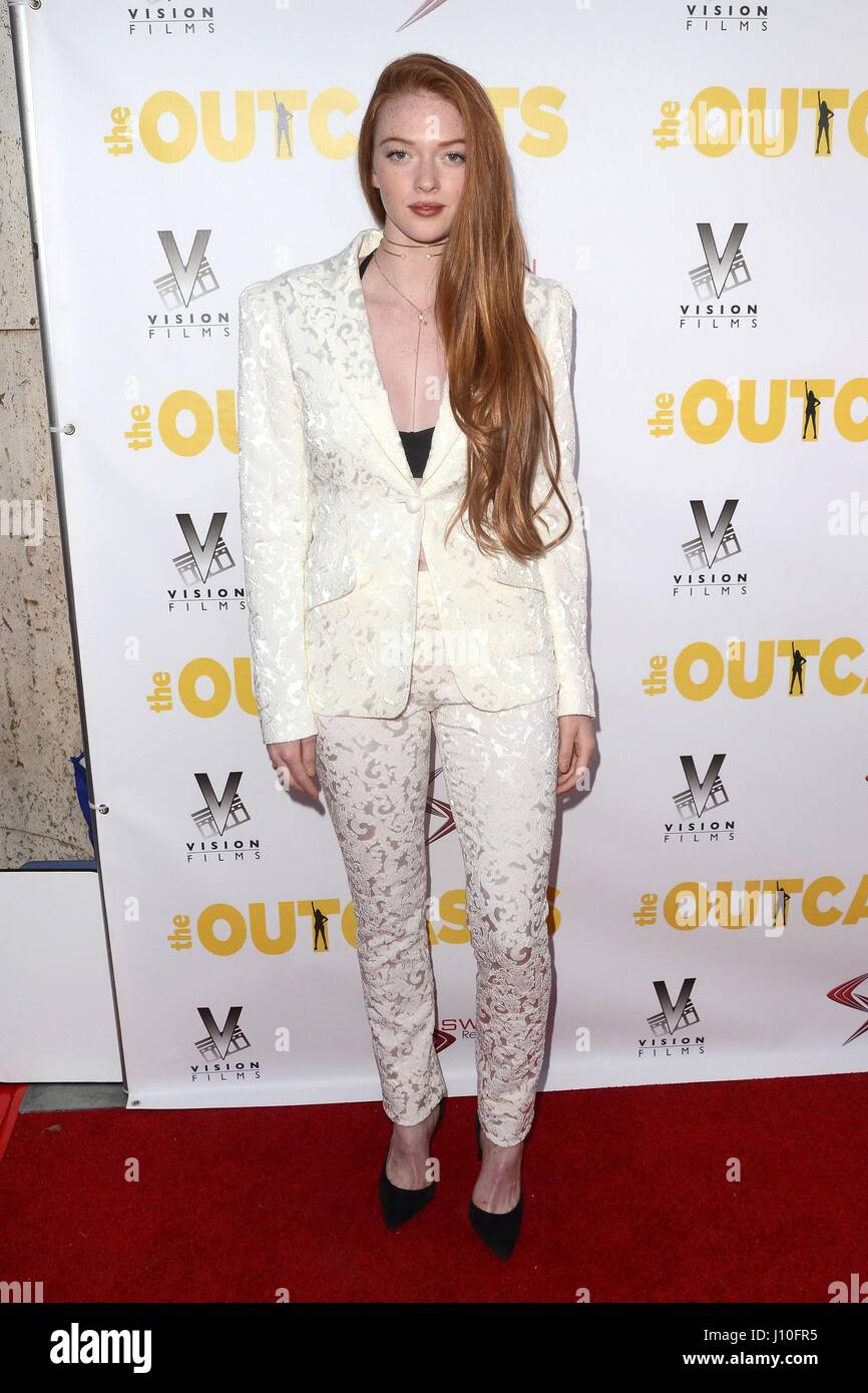 Los Angeles, CA, USA. 13th Apr, 2017. Larsen Thompson at arrivals for ...