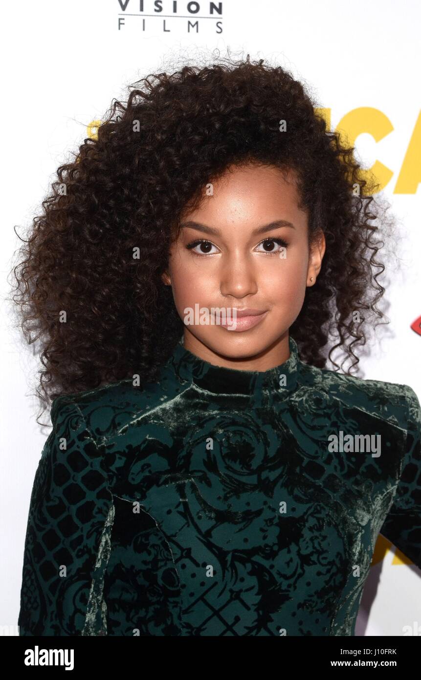 Los Angeles, CA, USA. 13th Apr, 2017. Sofia Wylie at arrivals for The ...