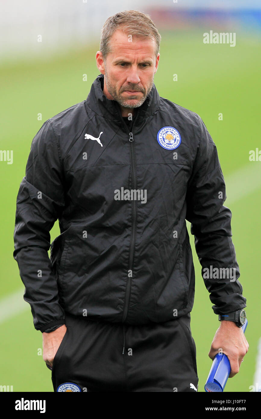 Leicester, England, 17th, April, 2017. LCFC Goalkeeing Coach Mike ...
