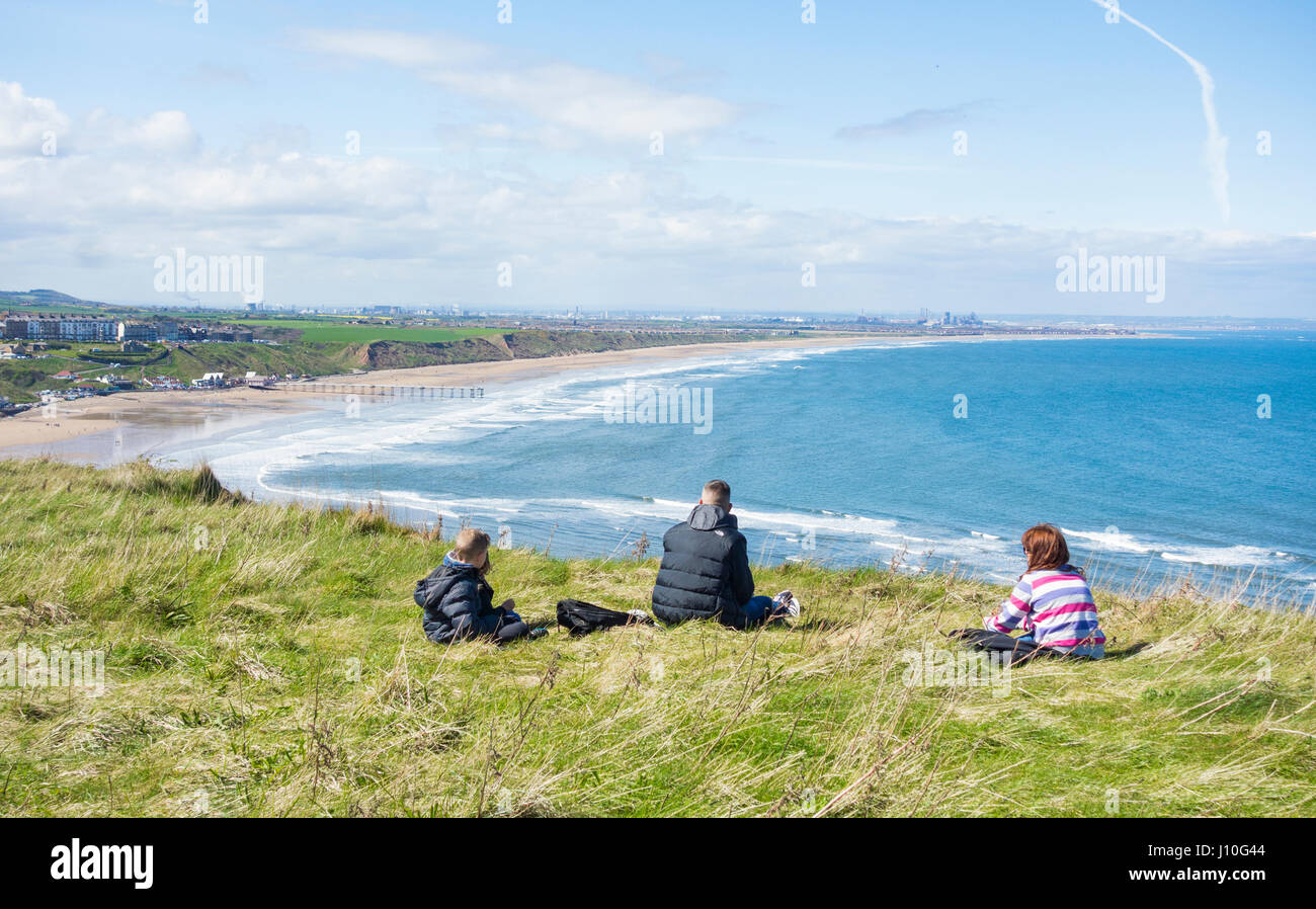 Saltburn by the sea, North Yorkshire, England, UK. , . Weather: View ...
