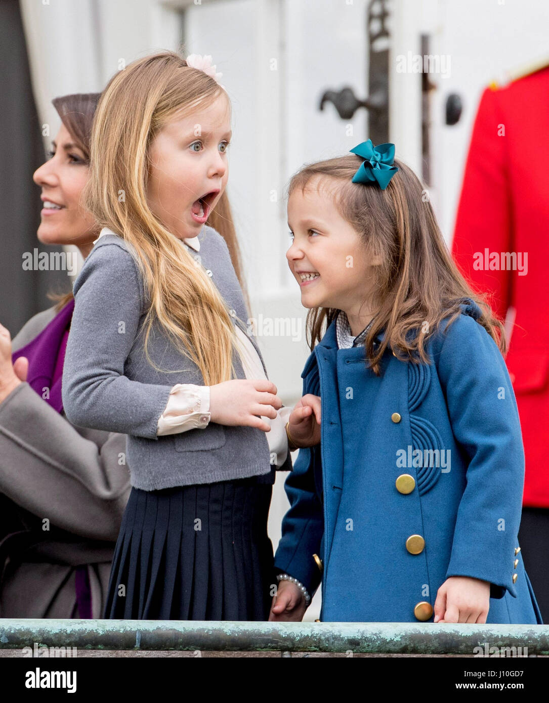Aarhus, Denmark. 16th Apr, 2017. Princess Josephine and Princess Athena ...