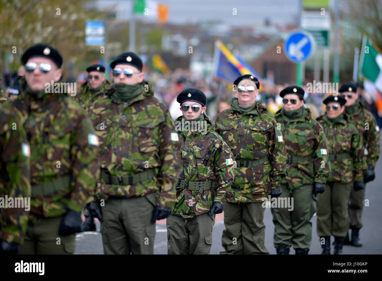 Derry, Northern Ireland. 17 April 2017. National Republican Easter ...